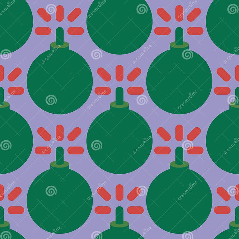 Seamless bomb pattern stock vector. Illustration of seamless - 71395595