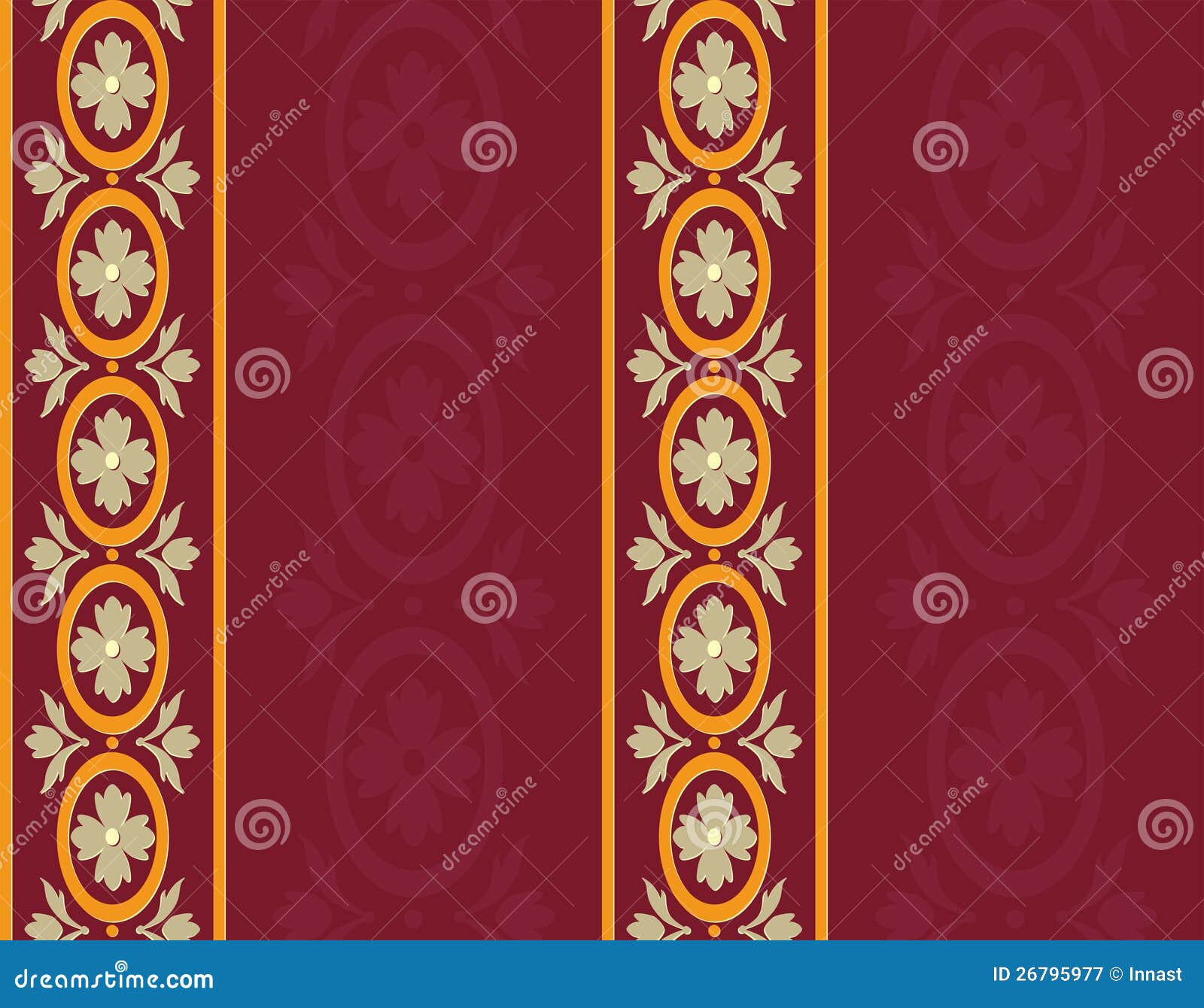 Seamless Border and Background Stock Vector - Illustration of paper ...