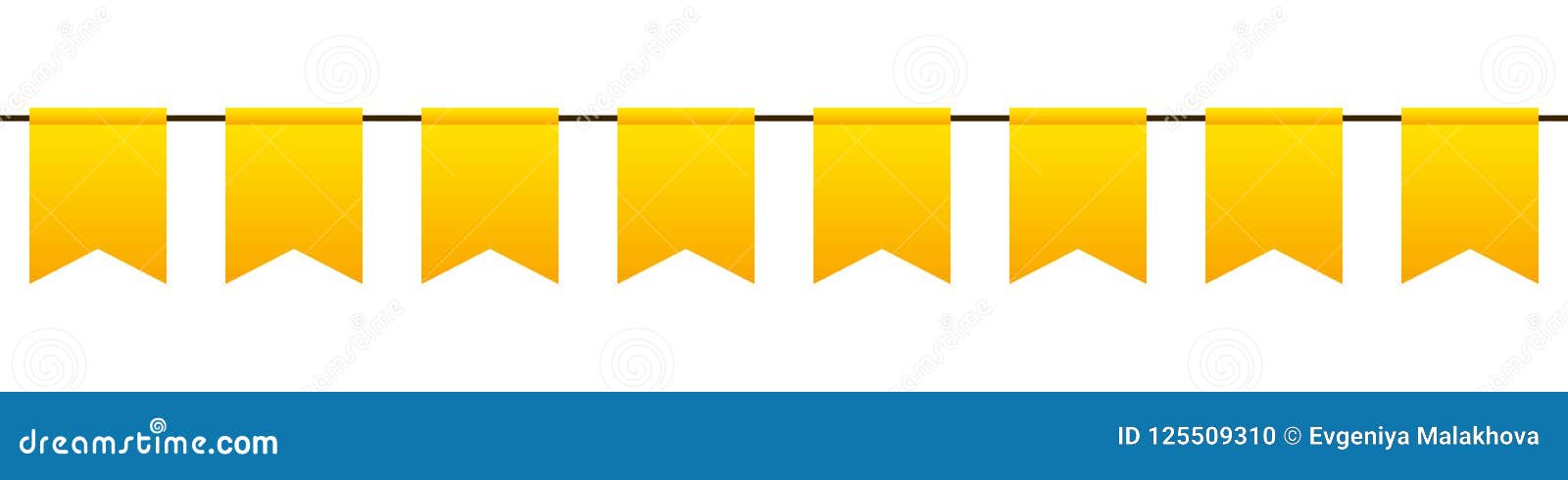 Seamless border with flags stock vector. Illustration of happy - 125509310