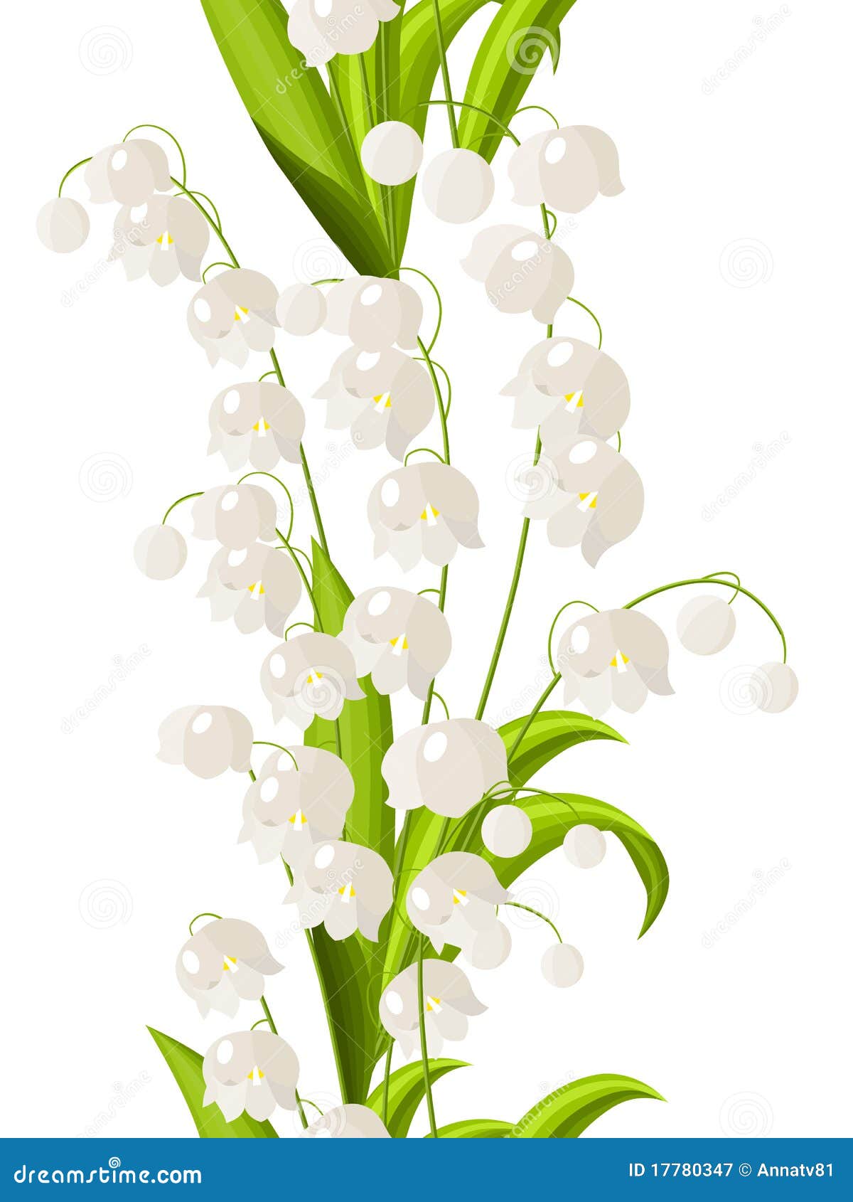 Lily Of The Valley Border Clip Art
