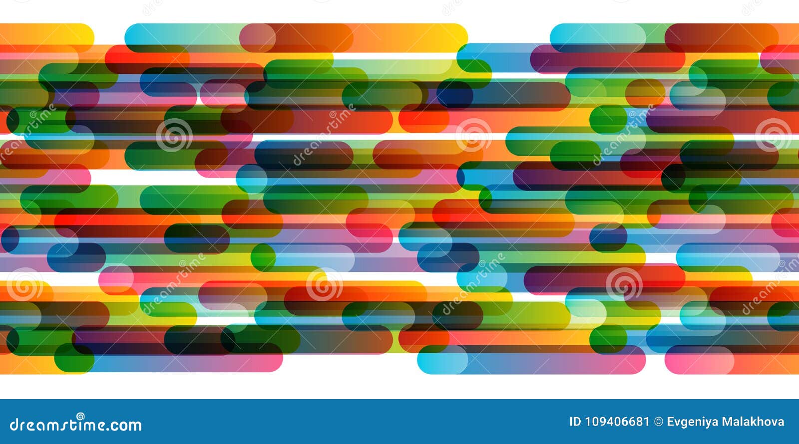 Seamless Border with Stripes Stock Vector - Illustration of business ...