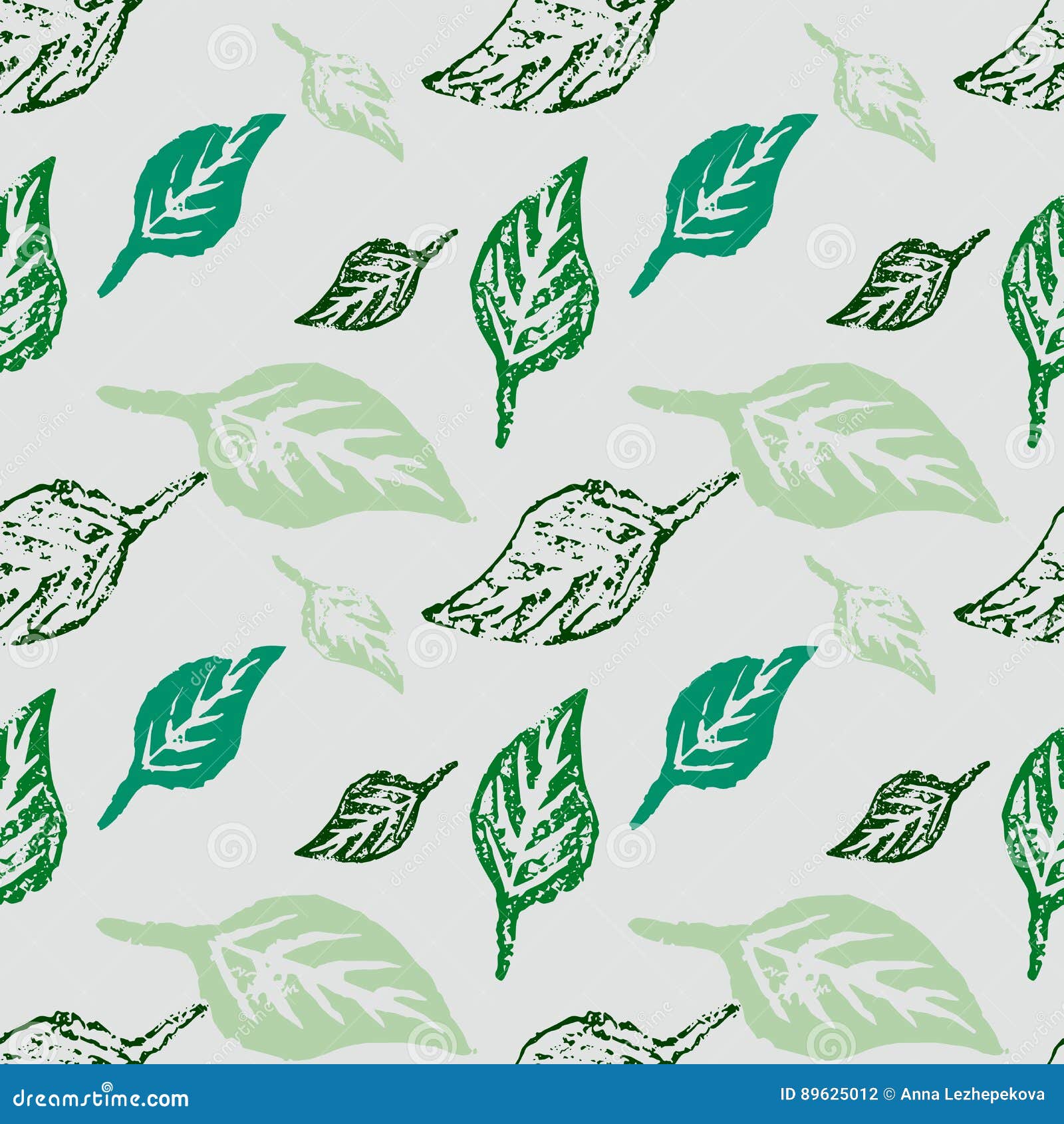 Seamless botanic pattern. stock vector. Illustration of isolated - 89625012