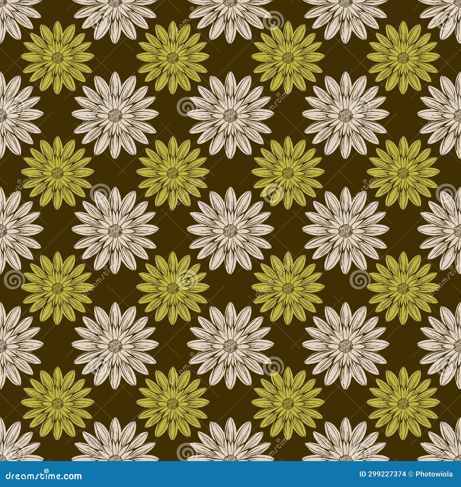 Seamless Botanical Pattern for Fabrics. for Use in Graphics Stock Photo ...