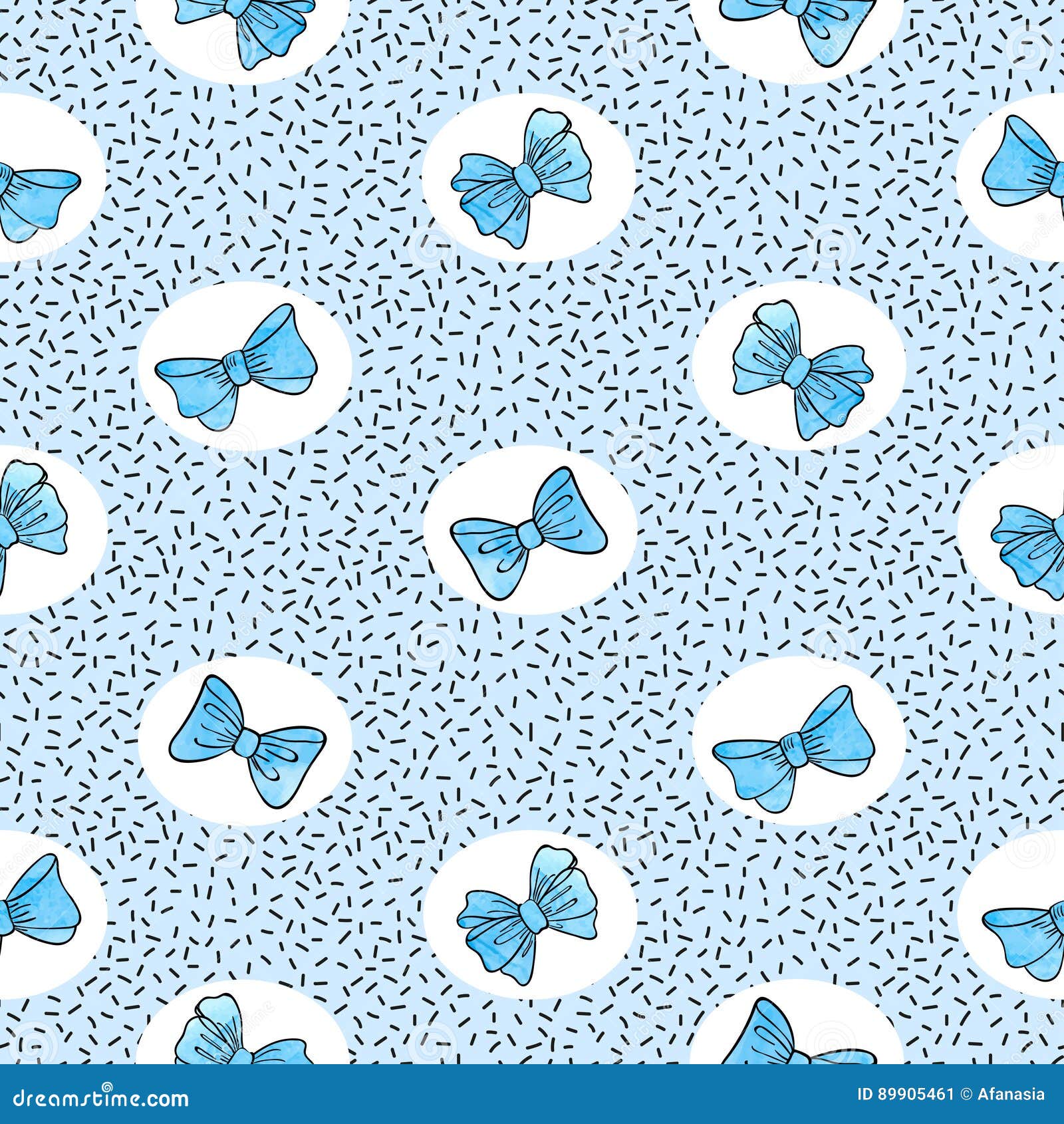 Seamless bow pattern. stock vector. Illustration of decoration - 89905461