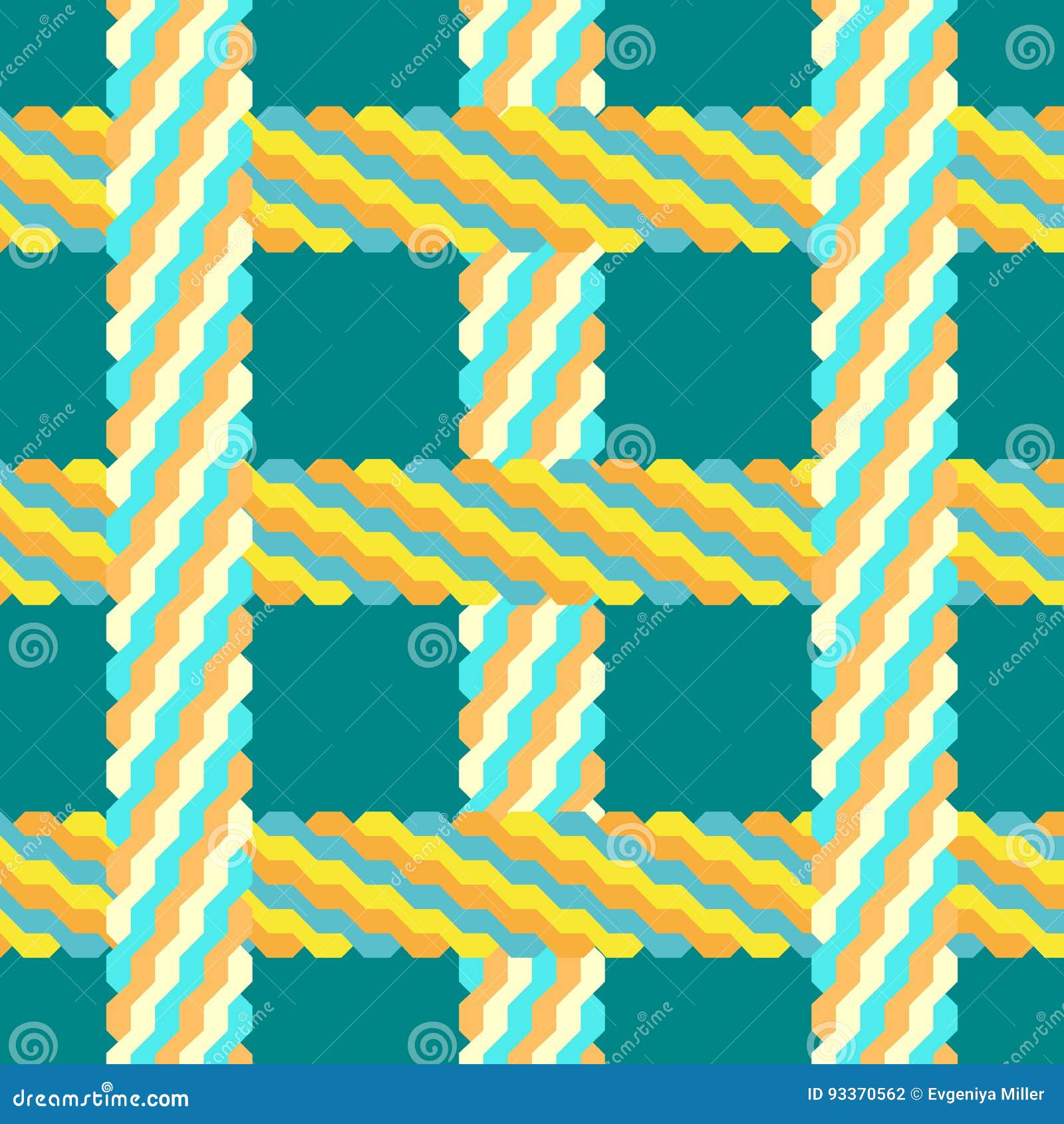 Seamless braid pattern. stock illustration. Illustration of repeat ...