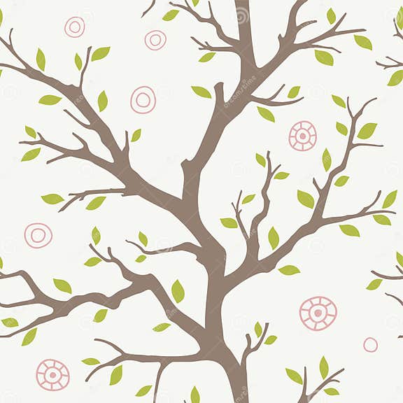 Seamless branches pattern stock vector. Illustration of decor - 19057710