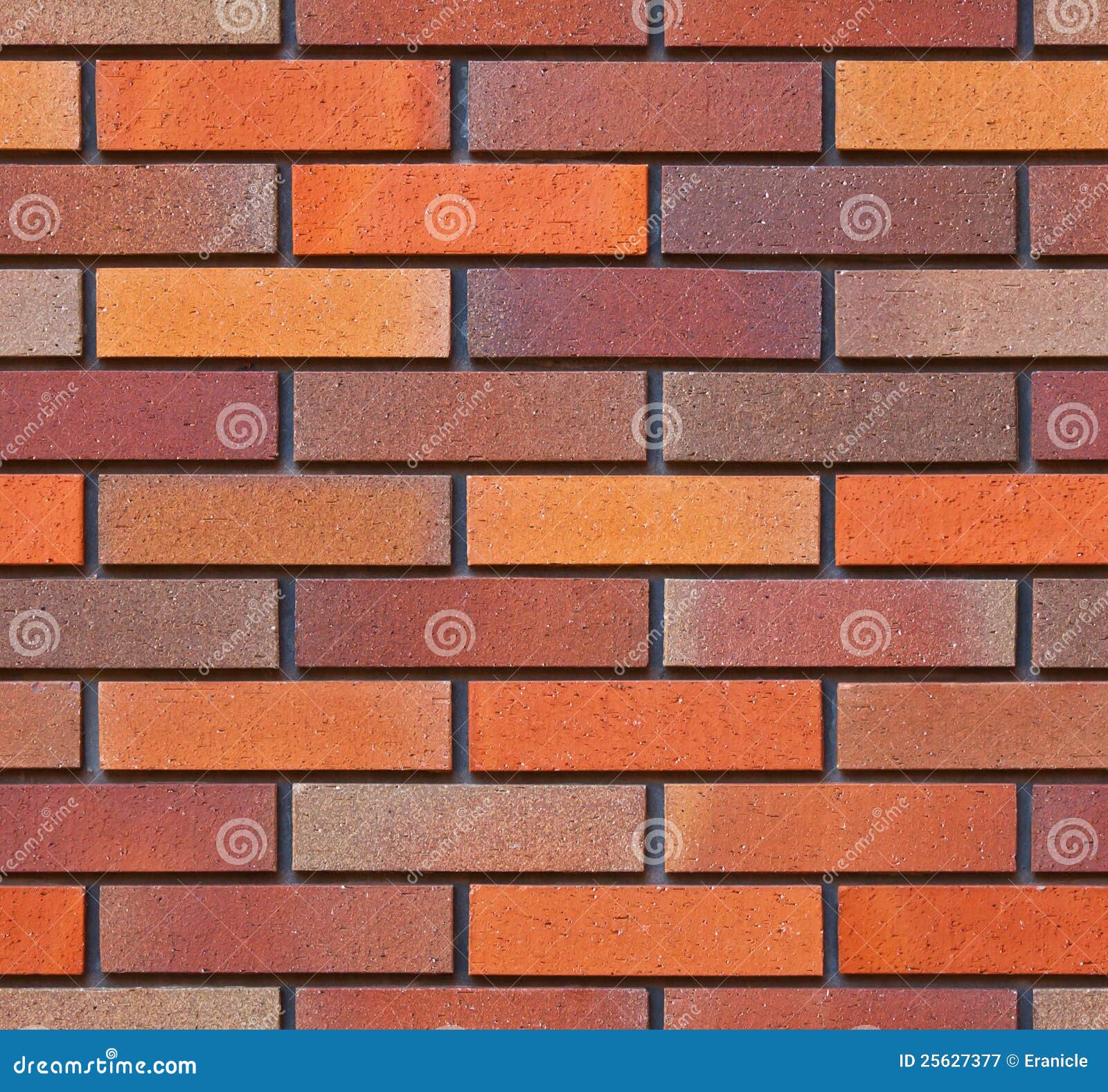 Seamless brick wall stock image. Image of brick, brown - 25627377