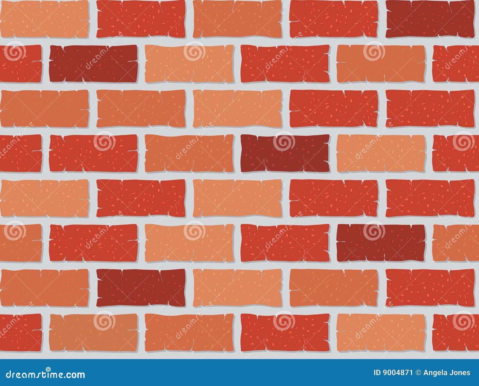 Seamless brick wall stock vector. Illustration of tile - 9004871
