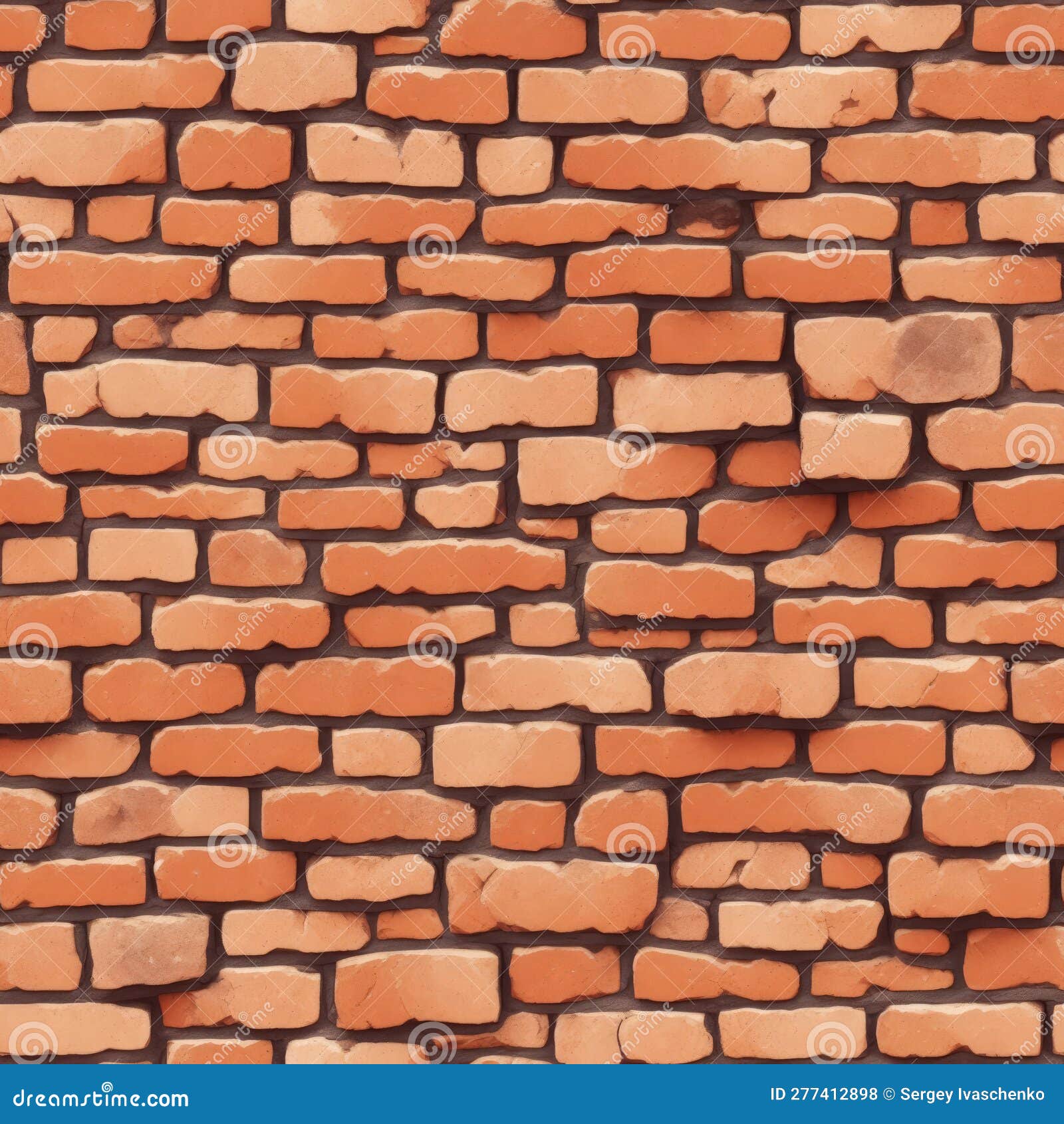 Seamless Brick Wall Texture. Stock Photo - Image of seamless, soil ...