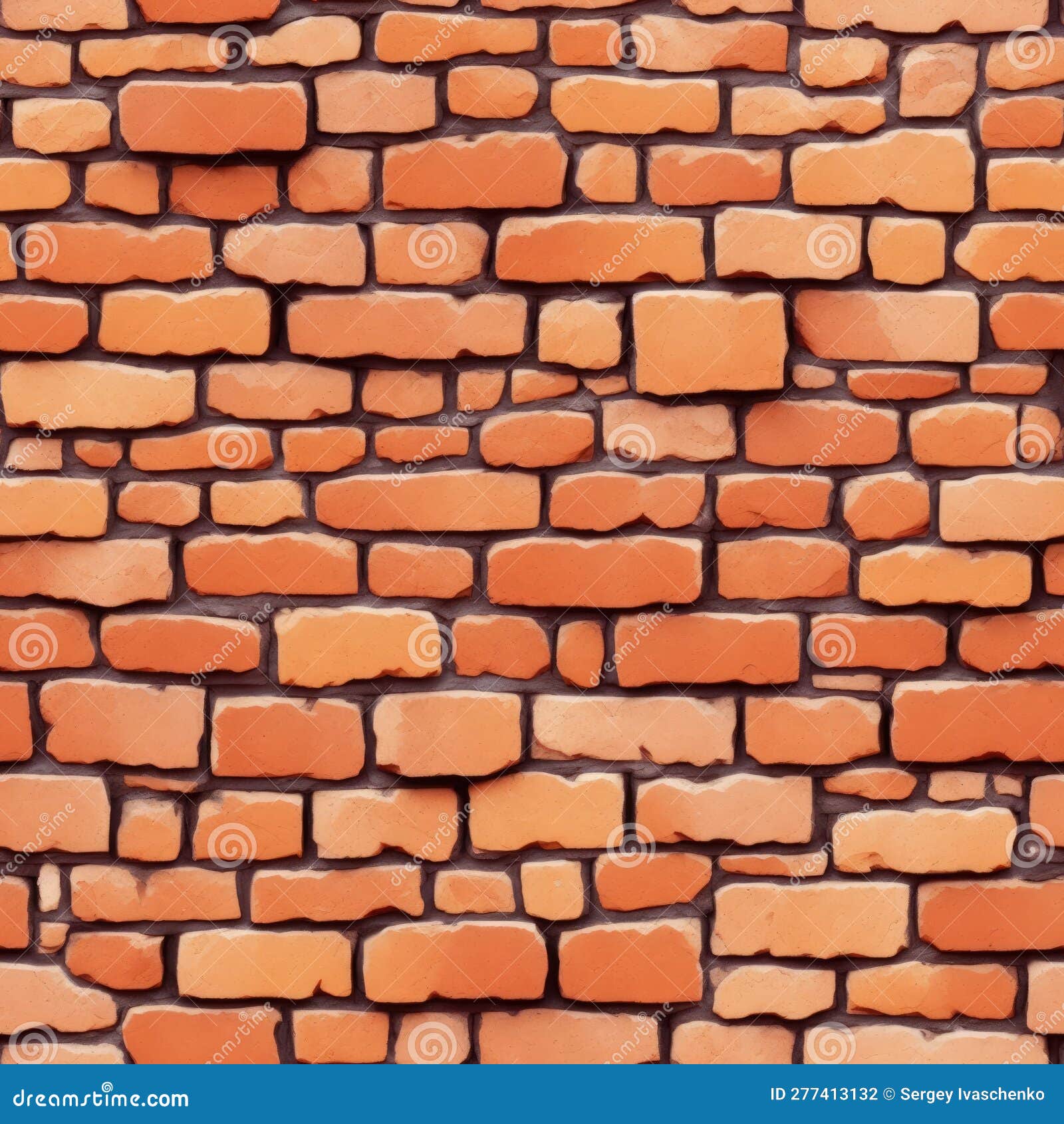 Seamless Brick Wall Texture. Stock Photo - Image of diffusion ...