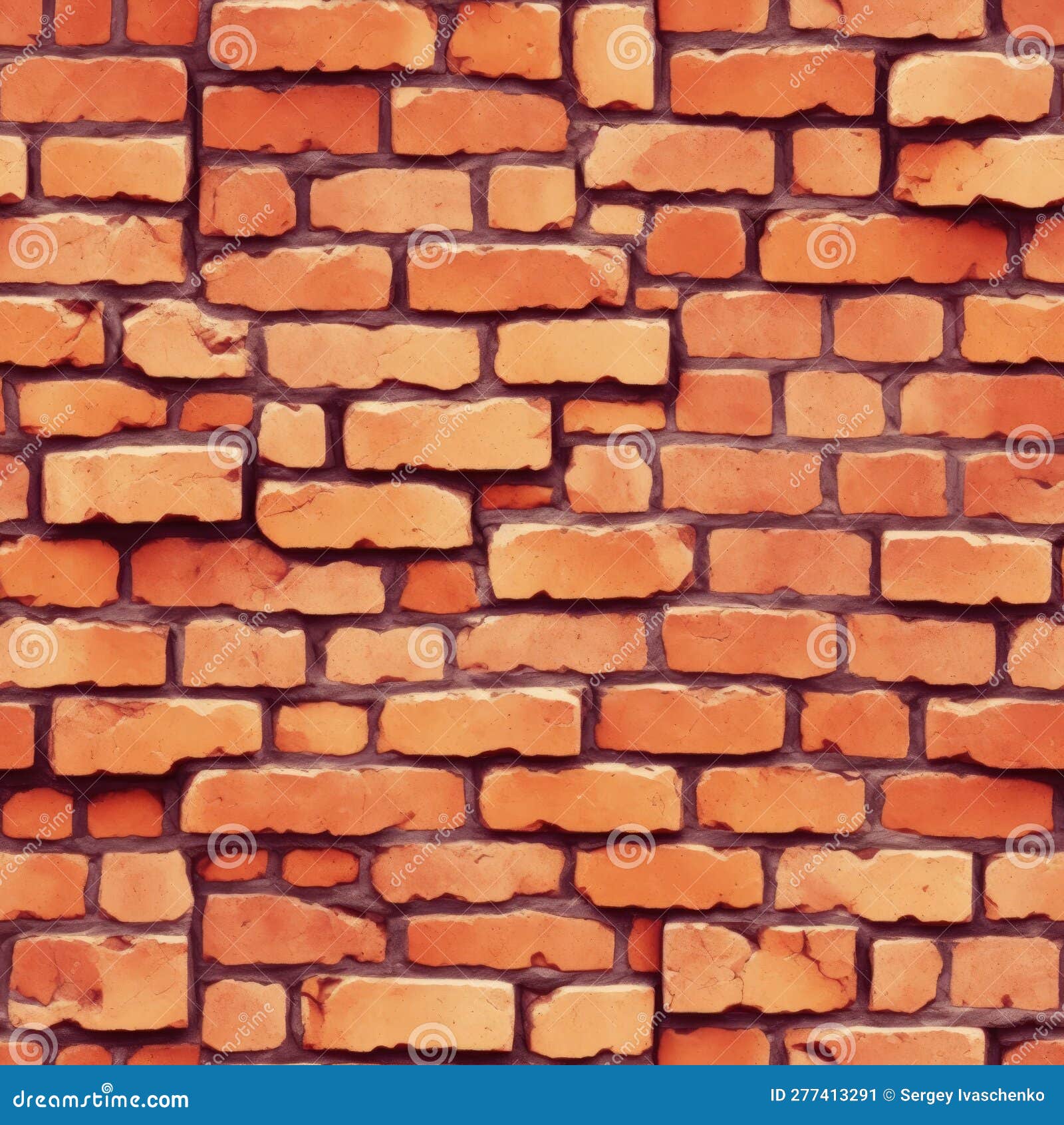 Seamless Brick Wall Texture. Stock Image - Image of roof, stonewall ...