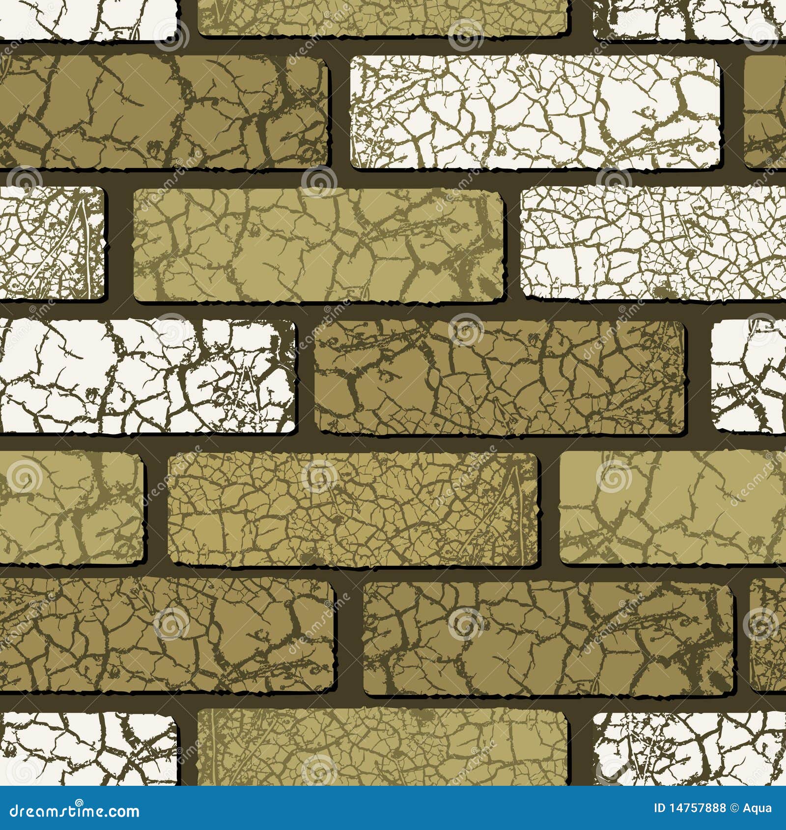 Seamless brickwork stock vector. Illustration of pattern - 14757888