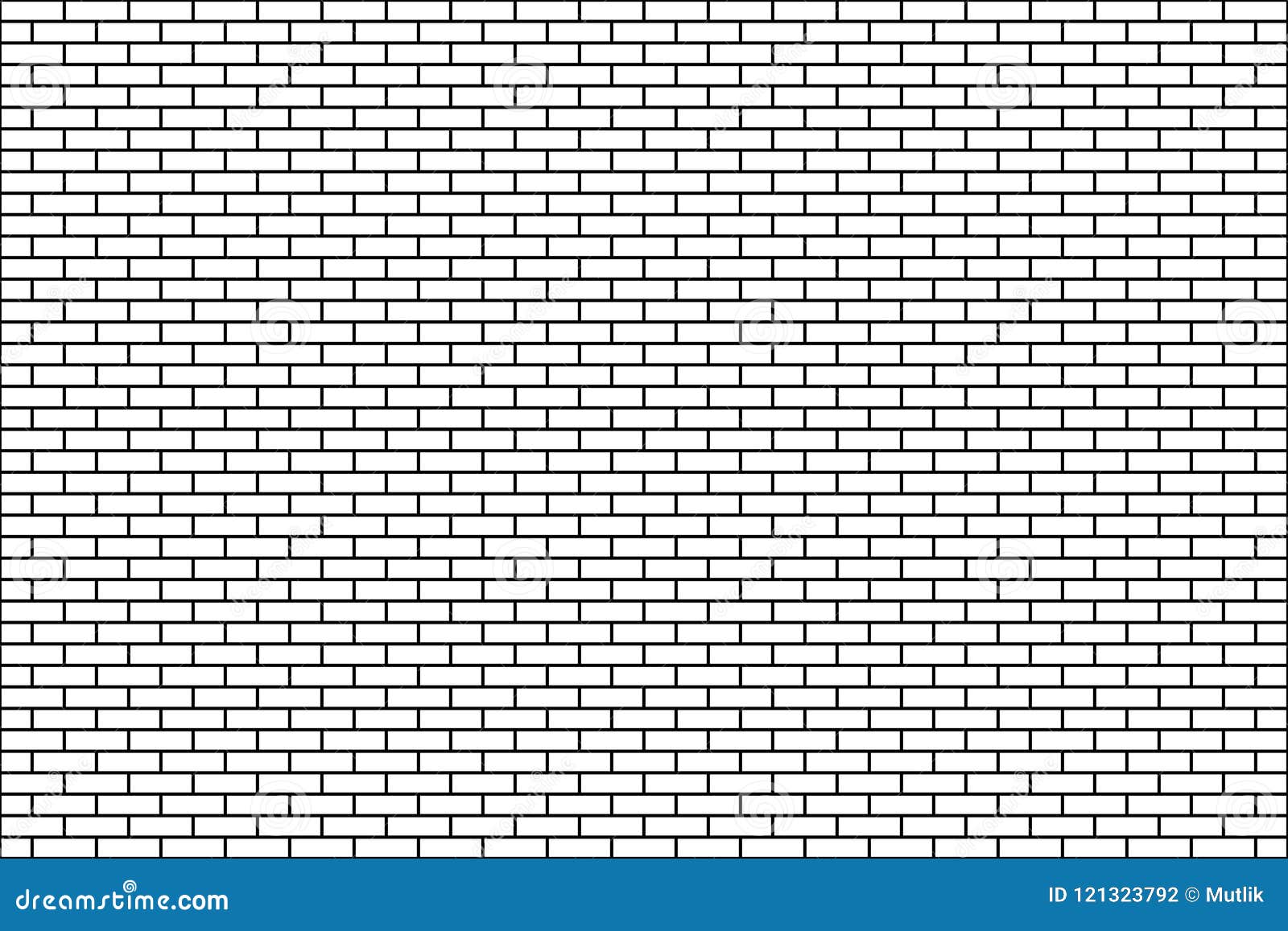 Seamless brickwork texture stock vector. Illustration of brick - 121323792