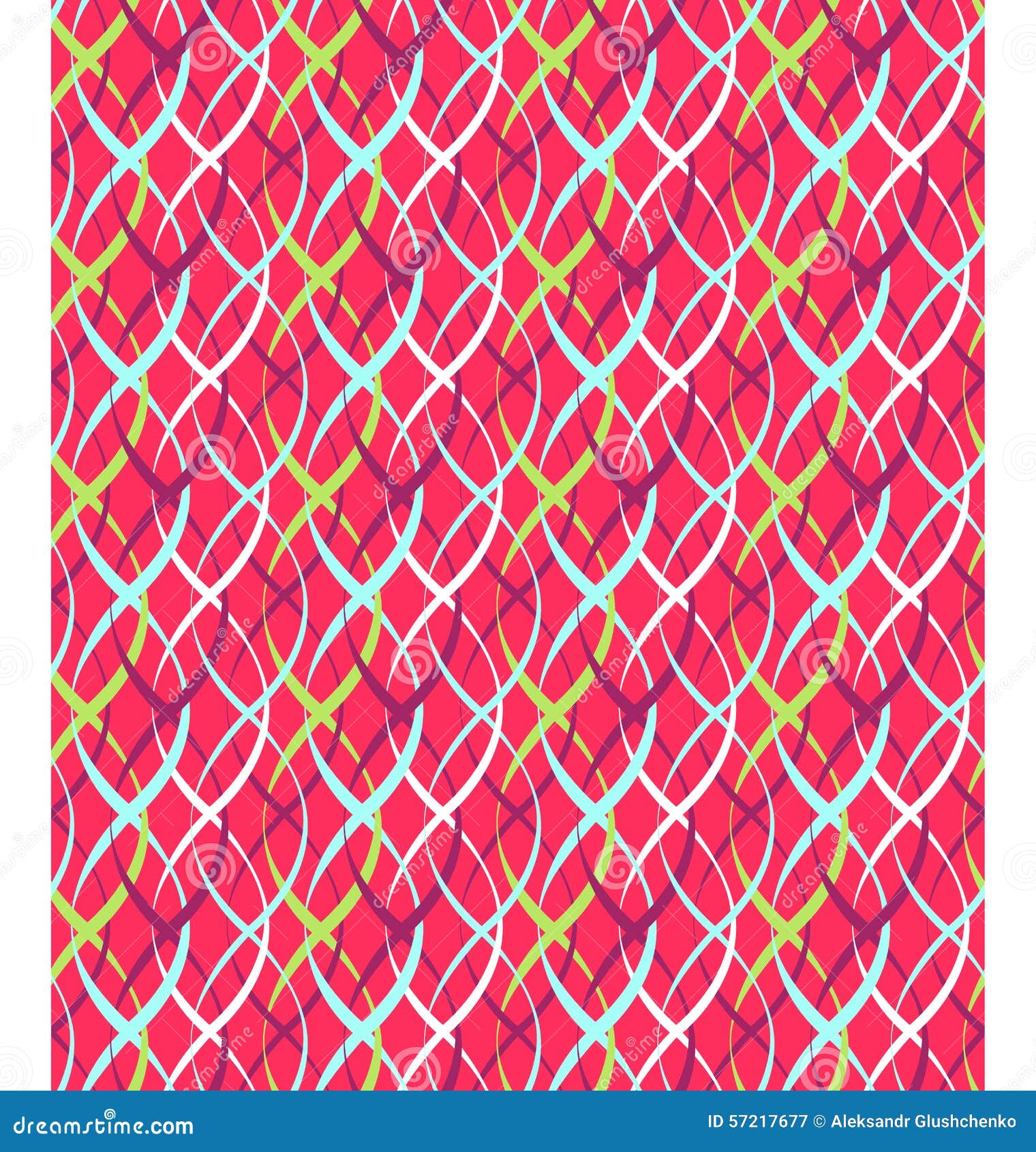 Seamless Bright Abstract Vertical Pigtail Pattern Cartoon Vector ... Seamless Bright Abstract Vertical Pigtail Pattern Cartoon Vector ...