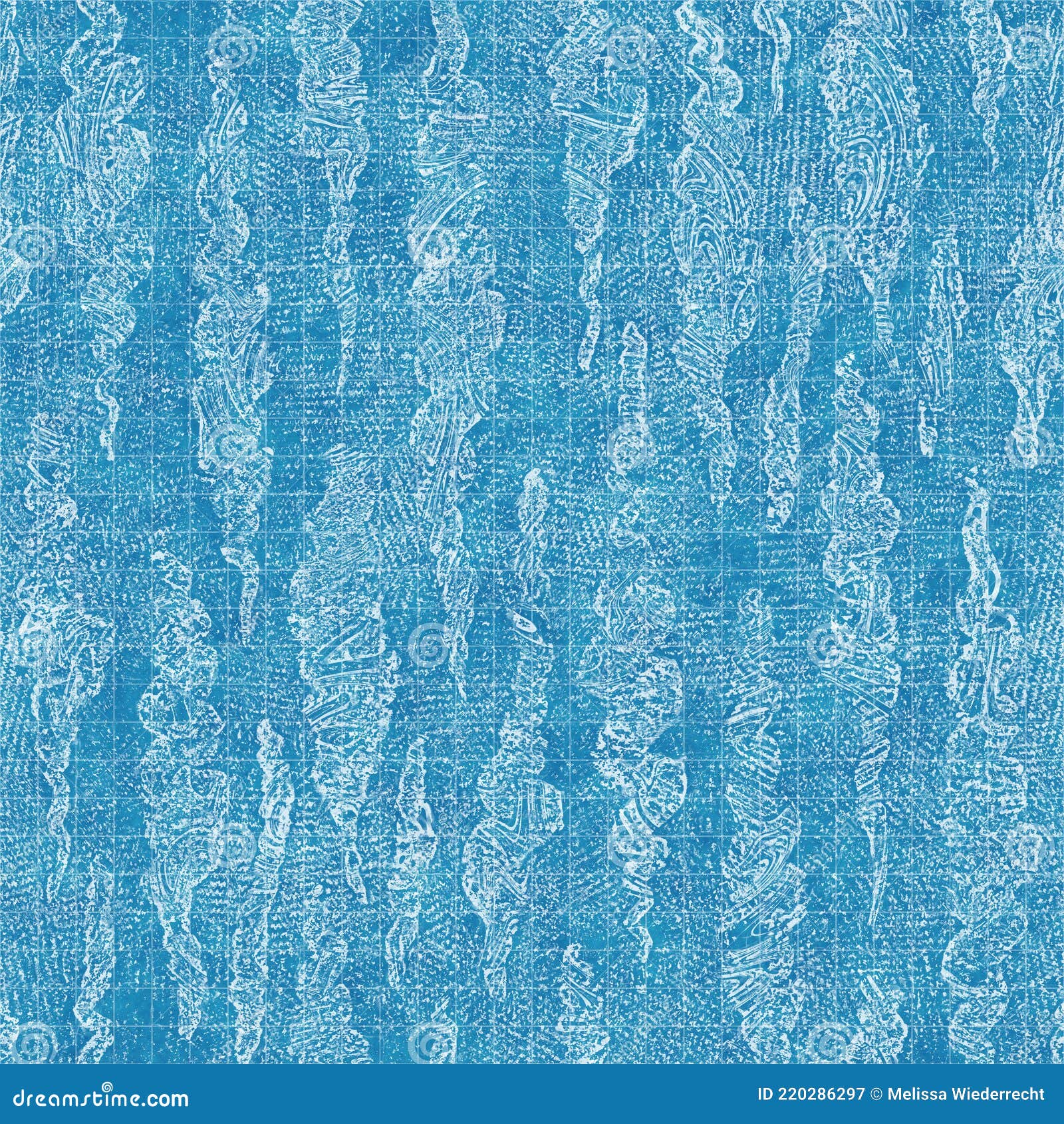Seamless Bright Blue Blueprint Pattern for Textile and Print Stock ...