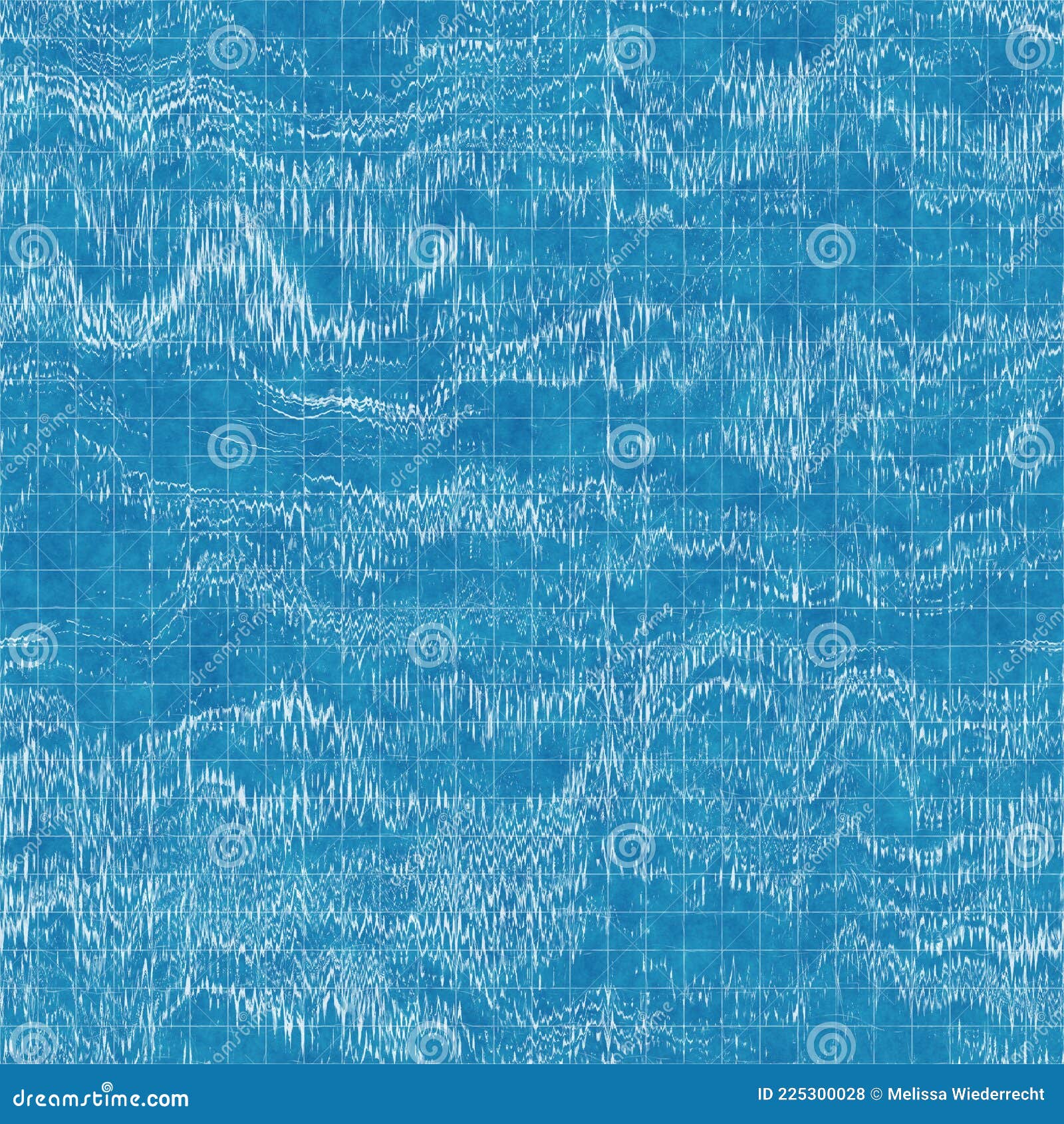 Seamless Bright Blue Blueprint Pattern for Textile and Print Stock ...