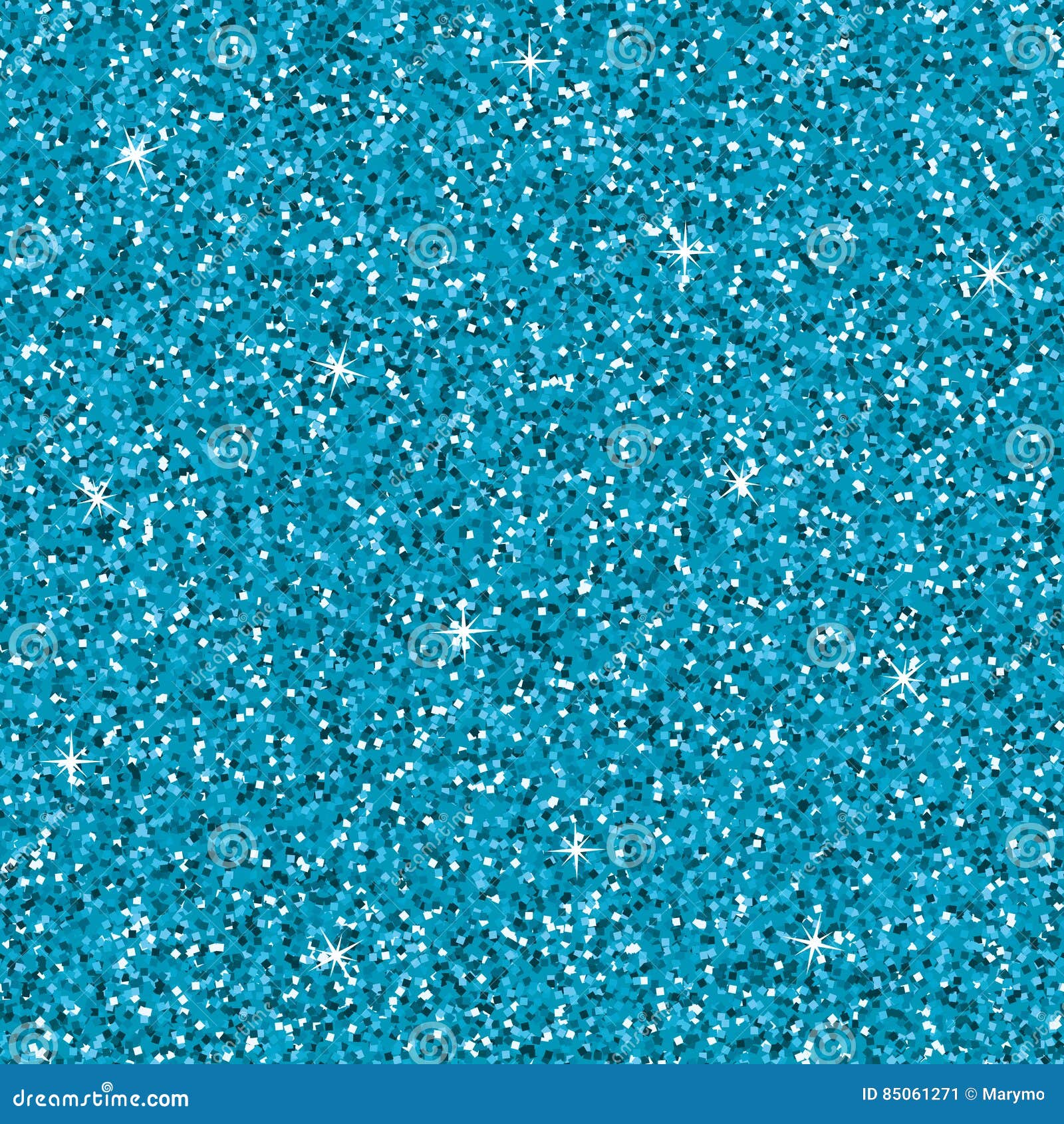 Neon Blue Glitter Background