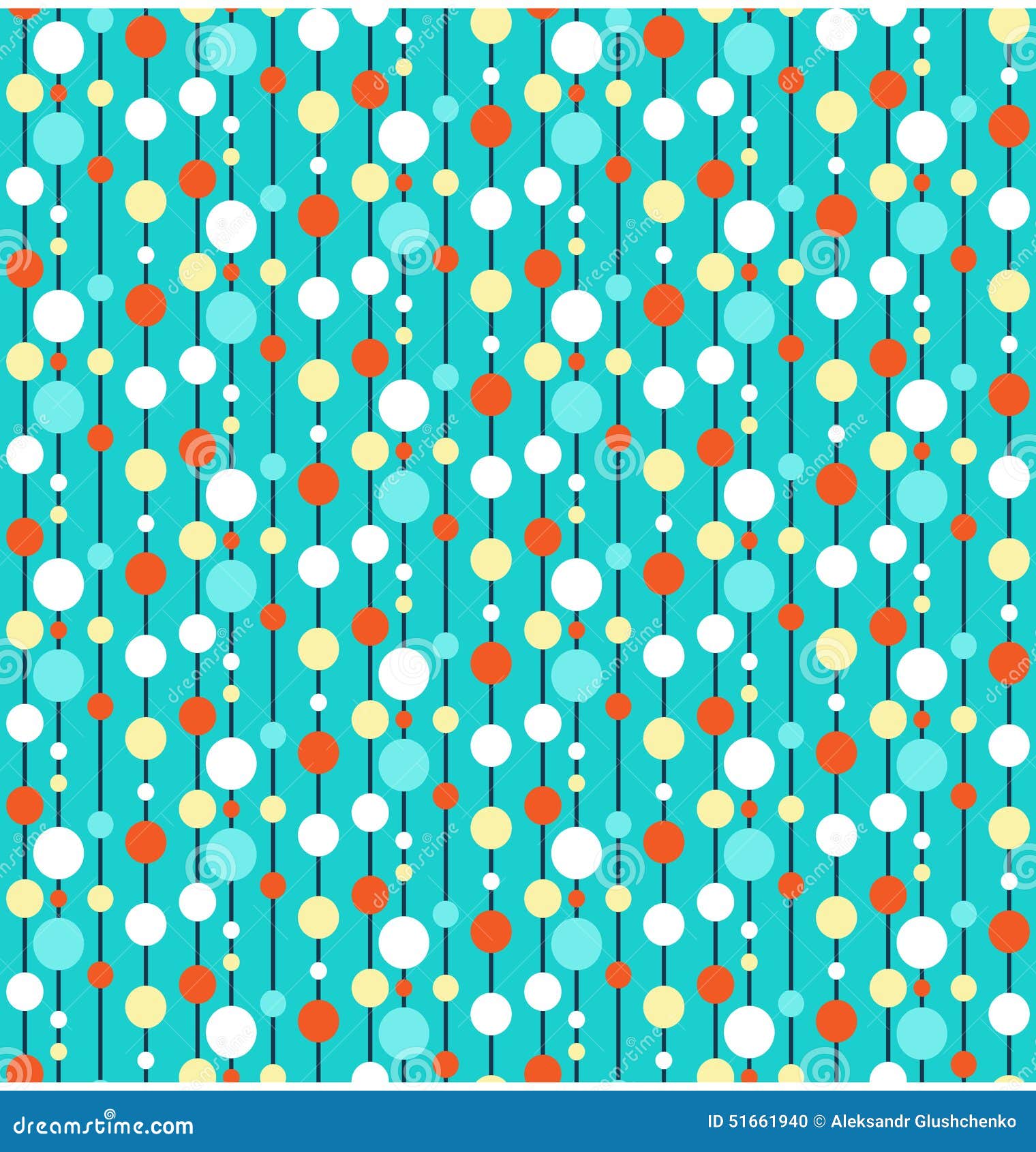 Seamless Bright Fun Abstract Vertical Pattern with Circles Stock Vector ... Seamless Bright Fun Abstract Vertical Pattern with Circles Stock Vector ...