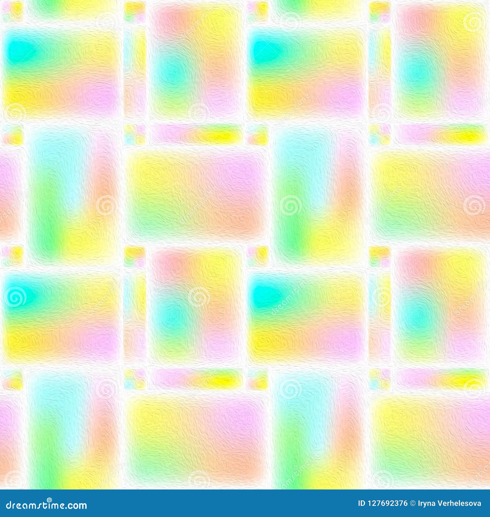 Seamless Bright Geometric Repeating Pattern of Rectangles. Stock ...