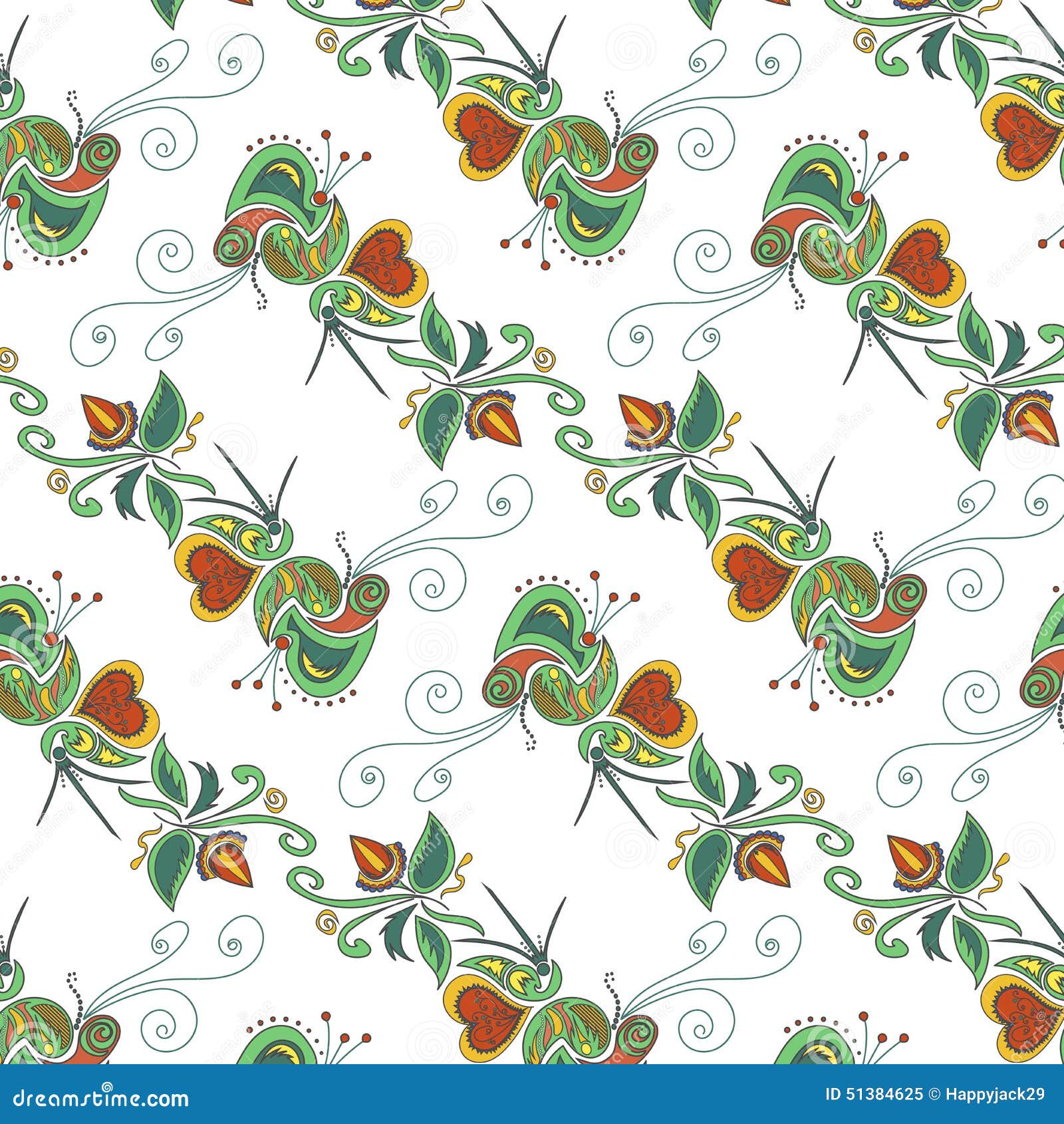 Seamless bright pattern stock vector. Illustration of abstract - 51384625