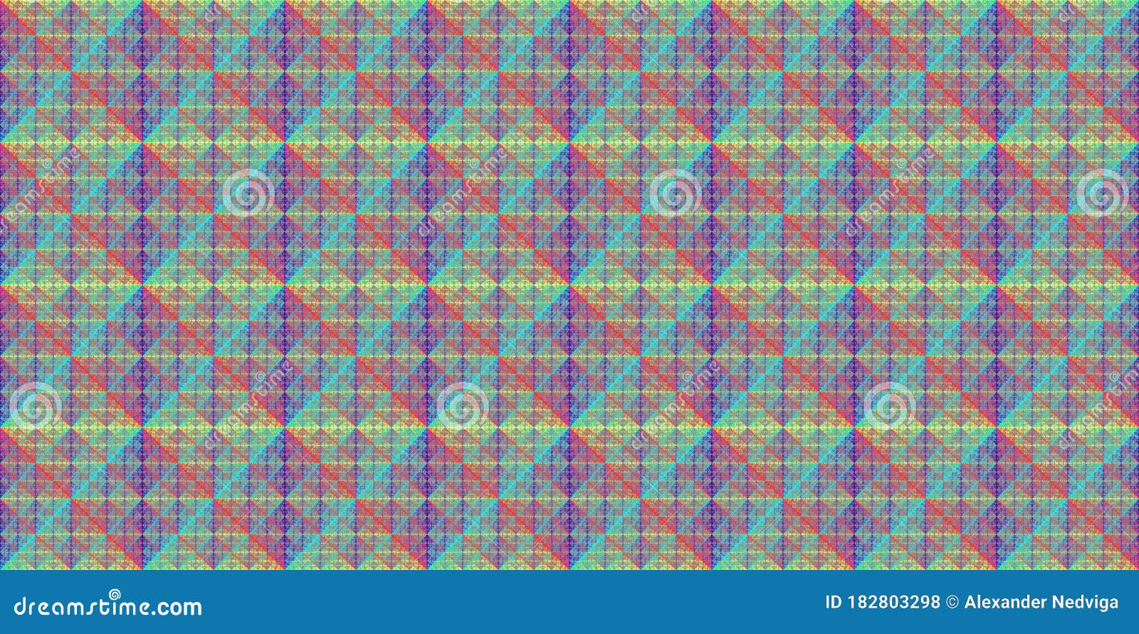 Seamless Bright Rainbow Pattern. Stock Illustration - Illustration of ...