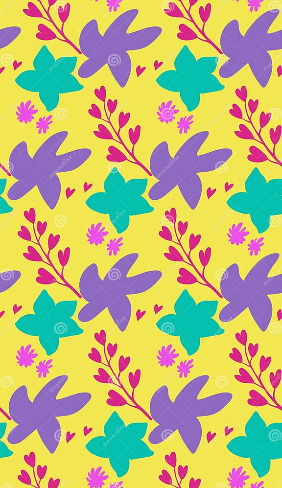 Seamless Bright Summer Pattern Stock Vector - Illustration of ...