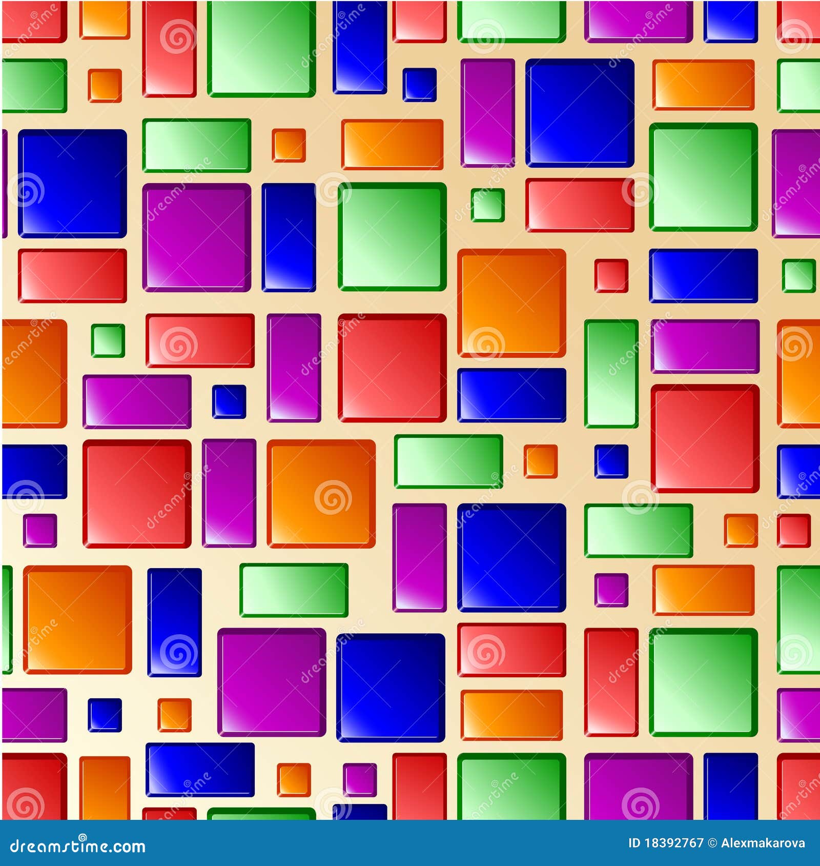 Seamless Bright Tile Texture Stock Vector - Illustration of bathroom ...