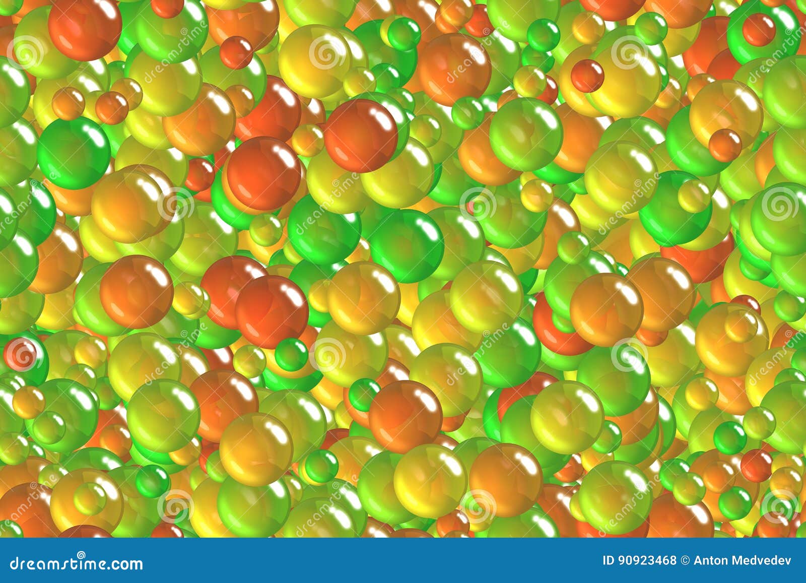 Seamless Bright Yellow Spheres Mix Wrapping Stock Illustration ...