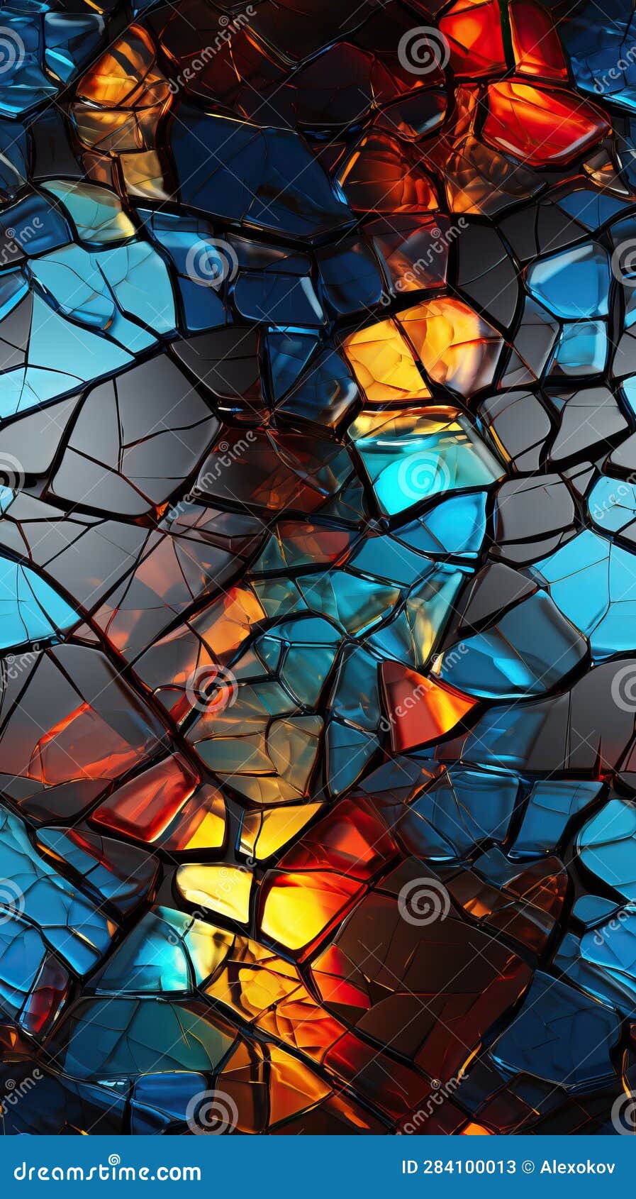 Seamless Broken Glass Pattern for Creative Designs AI Generated Stock ...
