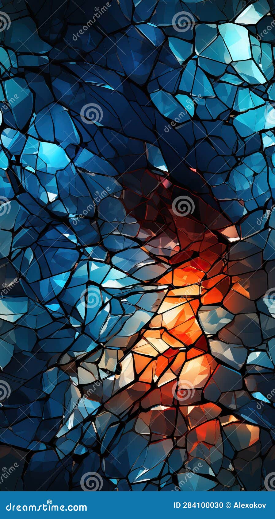 Seamless Broken Glass Pattern for Creative Designs AI Generated Stock ...