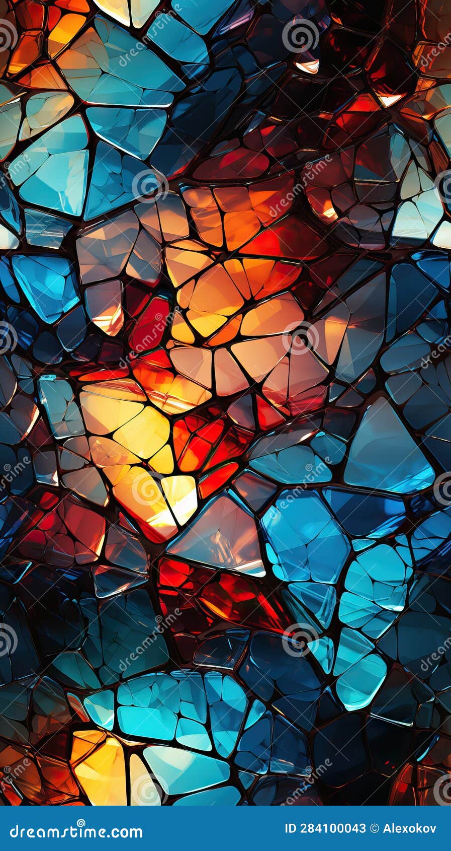 Seamless Broken Glass Pattern for Creative Designs AI Generated Stock ...