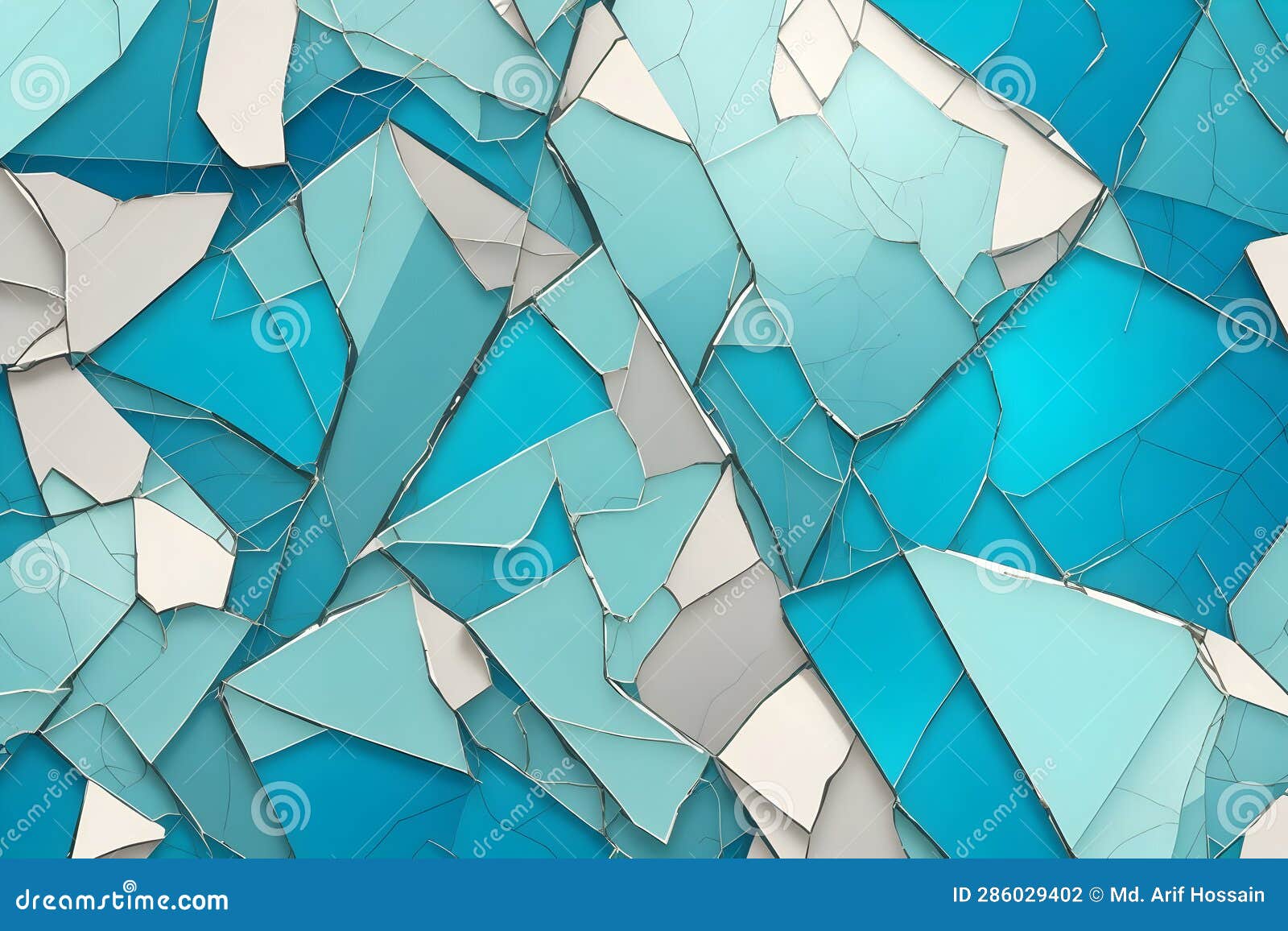 Seamless Broken Glass Patterns Generated Ai Stock Illustration ...