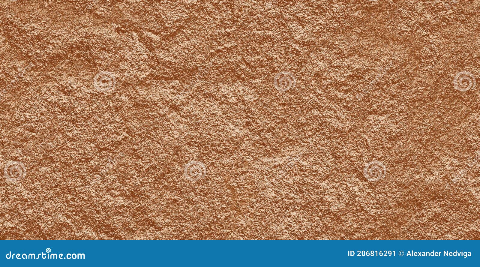 Seamless Bronze Pattern. Bronzed Ore Texture Stock Illustration ...
