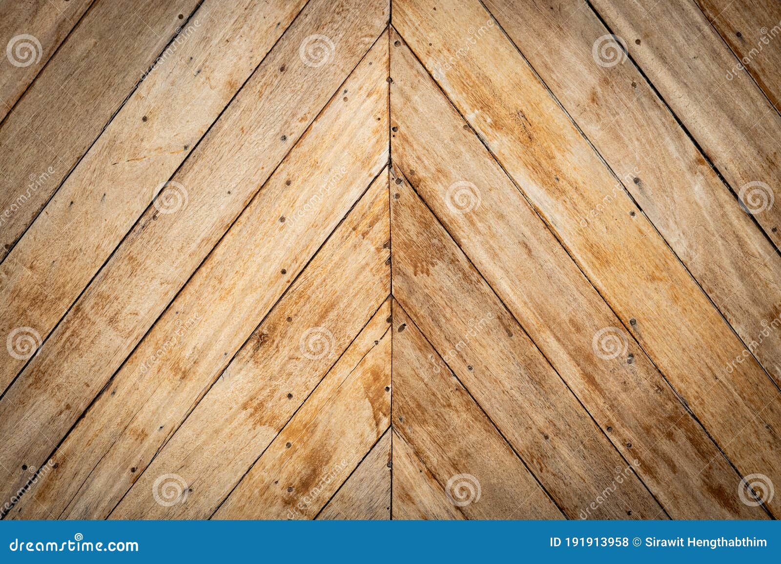 Seamless Brown Color Lumber in Arrows or Chevron Pattern. Top View ...