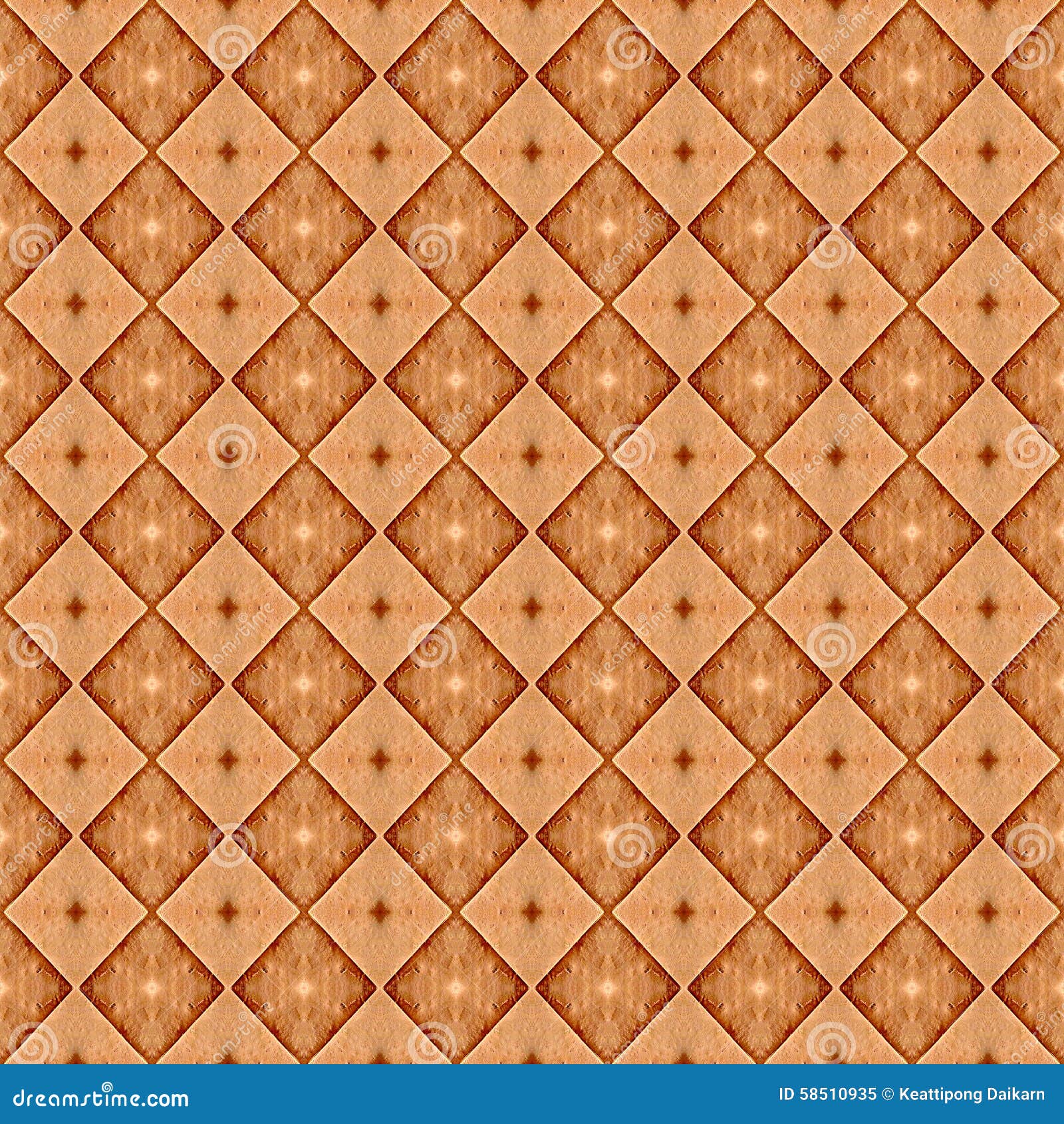 Seamless Brown Color Pattern Stock Illustration - Illustration of ...