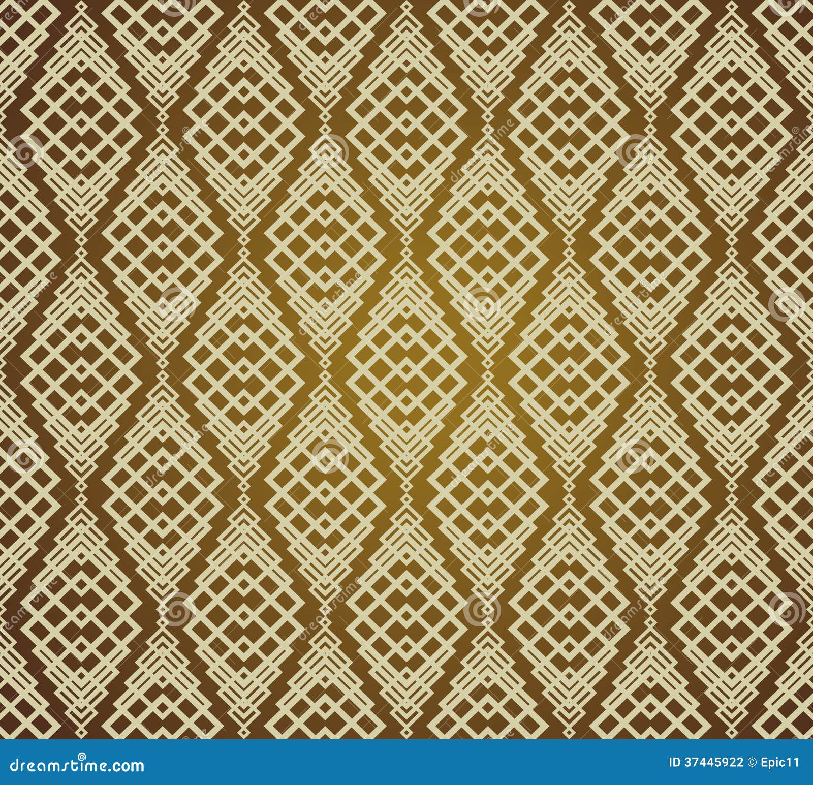 Seamless Brown Retro Pattern Background Stock Vector - Illustration of ...