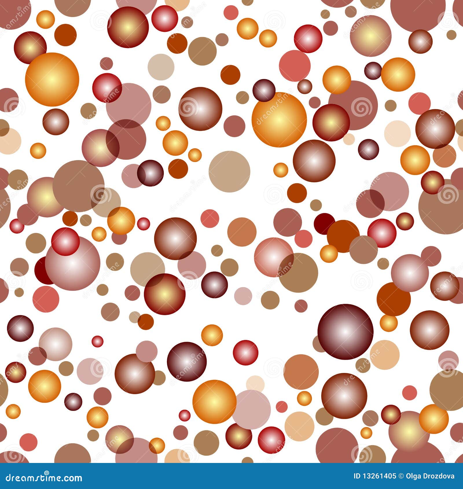 Seamless Brown-yellow Pattern Stock Vector - Illustration of decorative ...