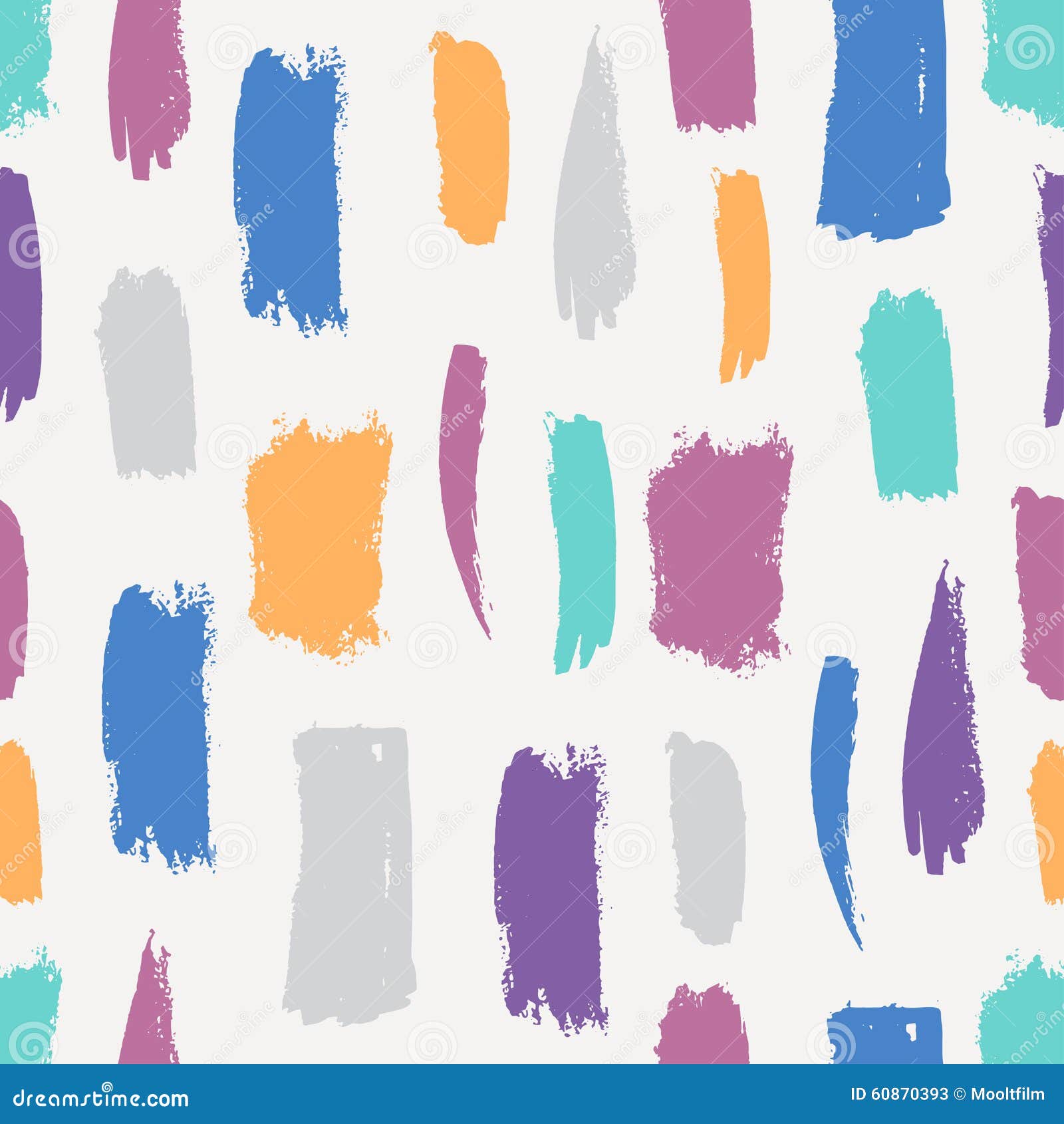 Seamless brush pattern stock vector. Illustration of stain - 60870393