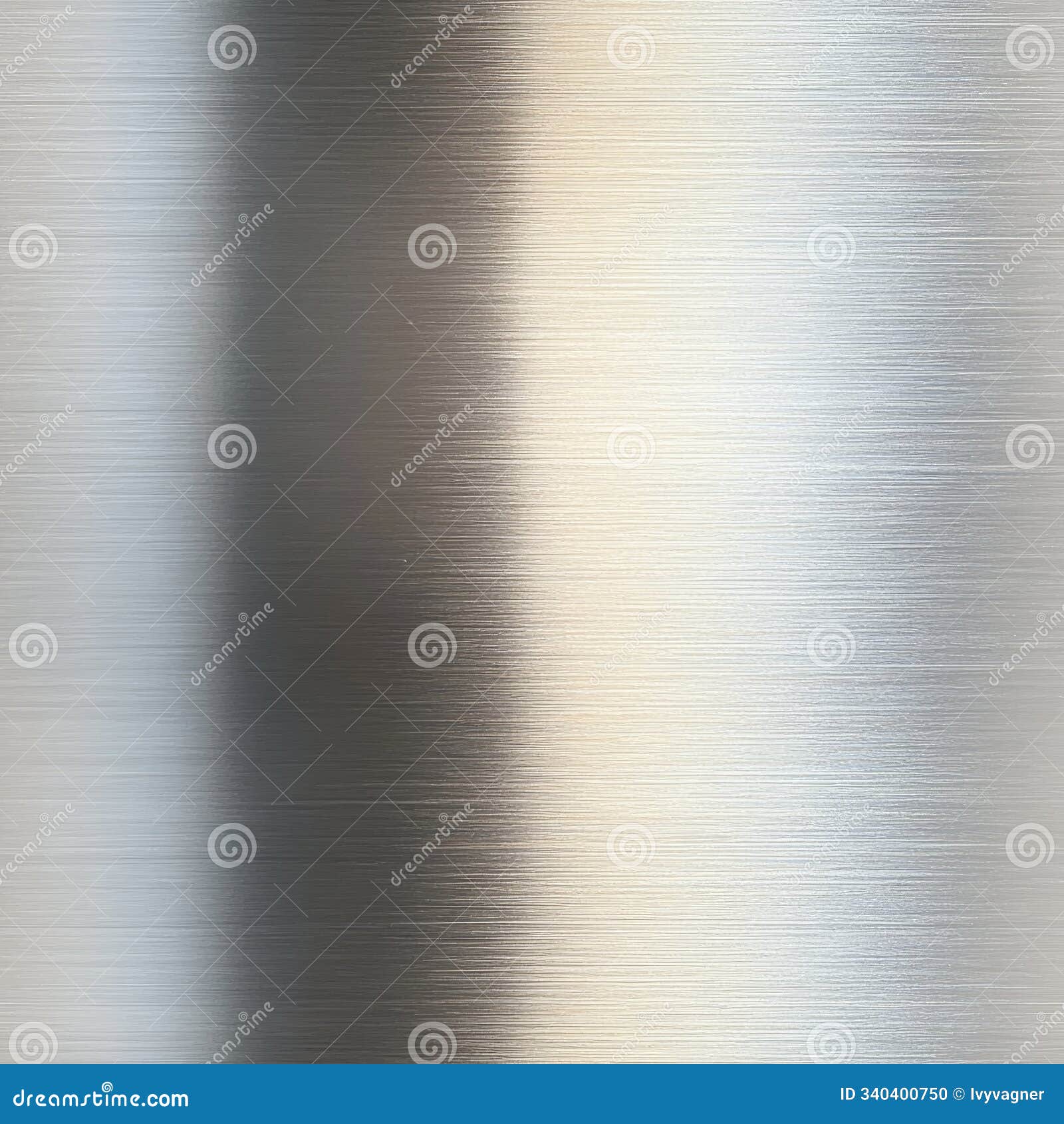 Seamless Brushed Stainless Steel Texture, Light Gray Tones Stock Photo ...