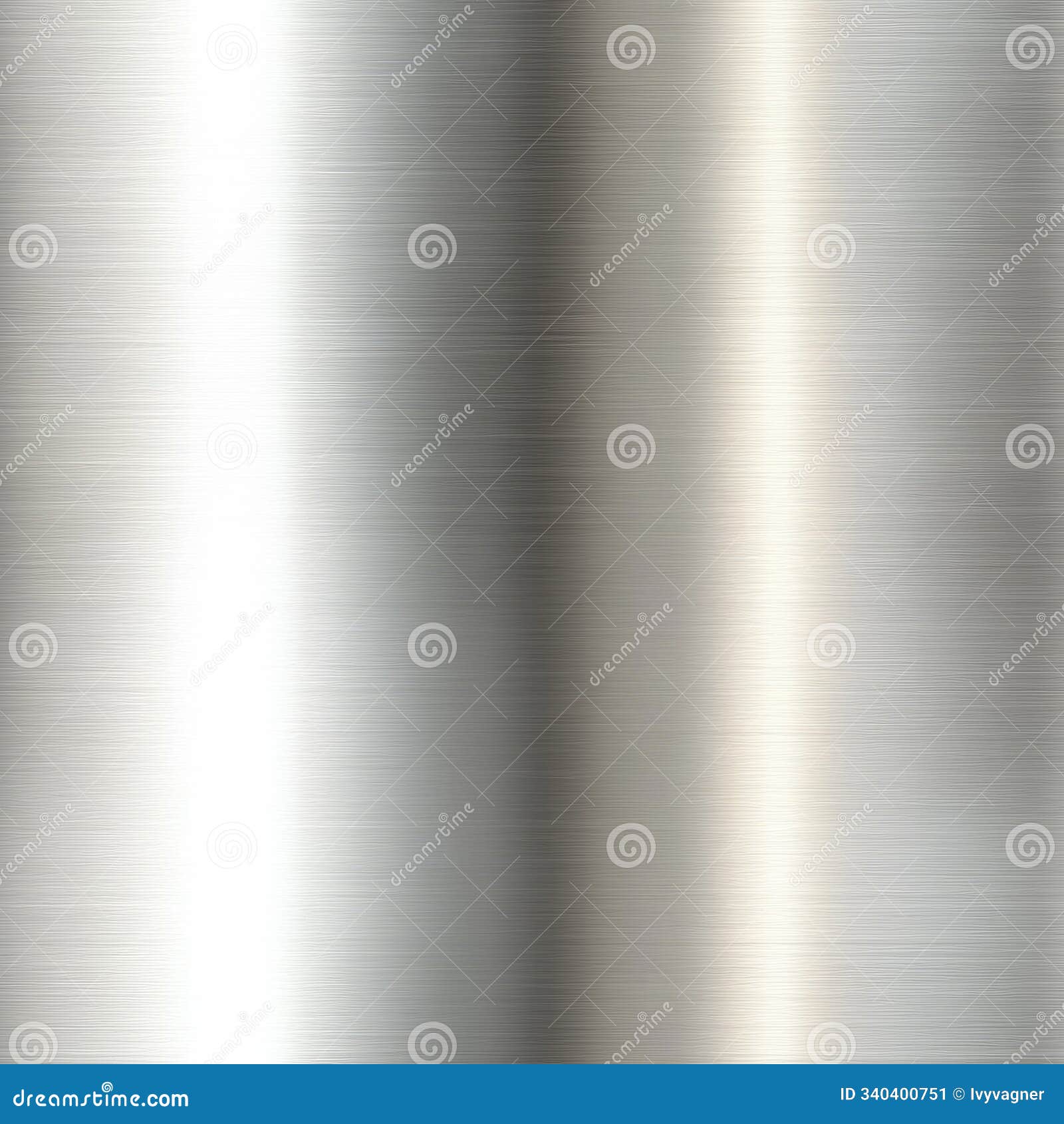 Seamless Brushed Stainless Steel Texture, Light Gray Tones Stock ...