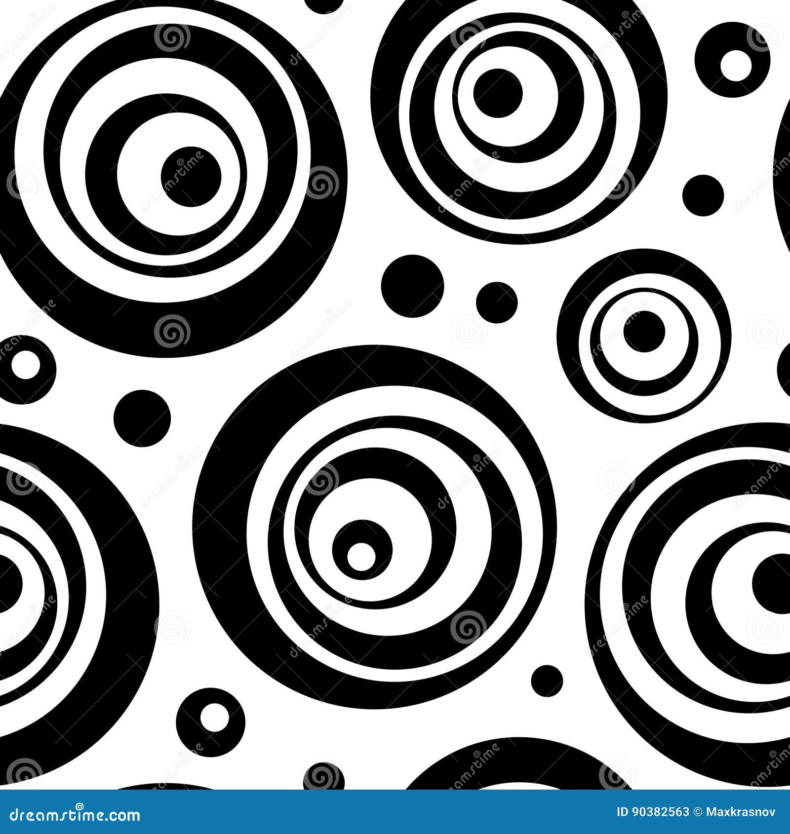 Seamless Bubble Pattern stock vector. Illustration of element - 90382563