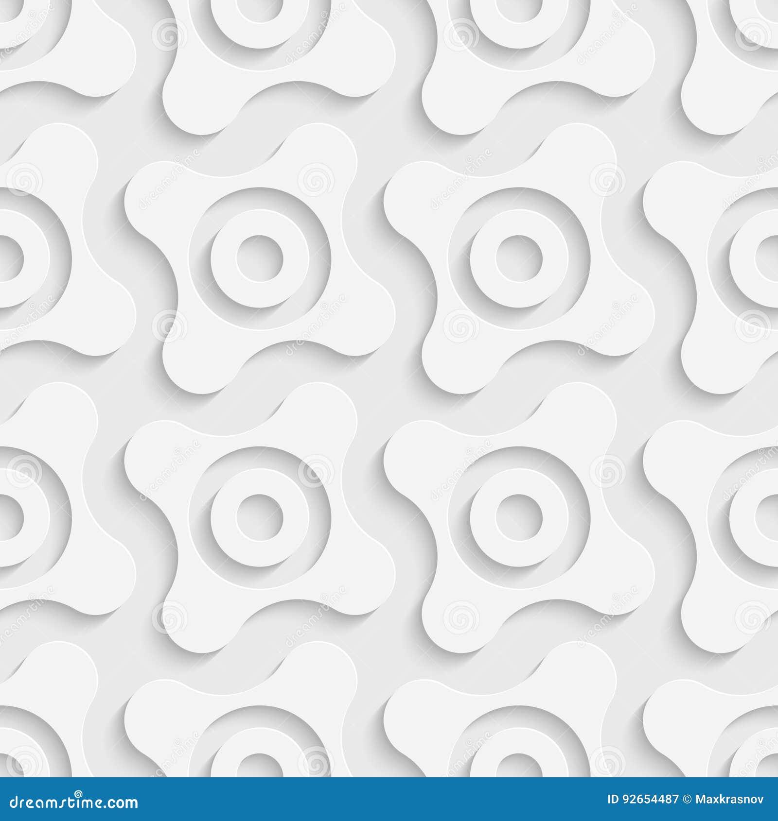 Seamless Bubble Pattern stock vector. Illustration of geometric - 92654487