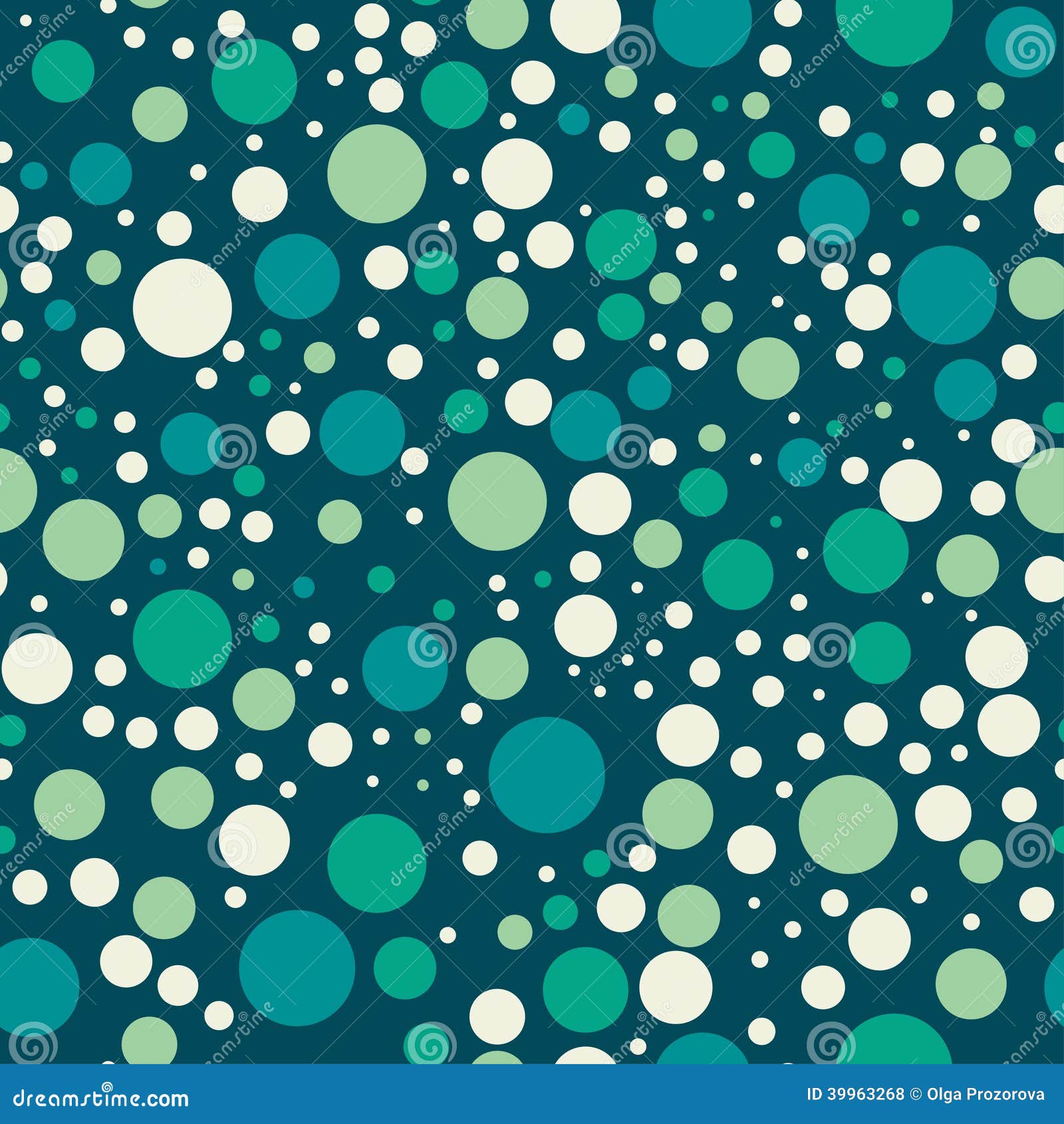 Seamless bubbles pattern stock vector. Illustration of ball - 39963268