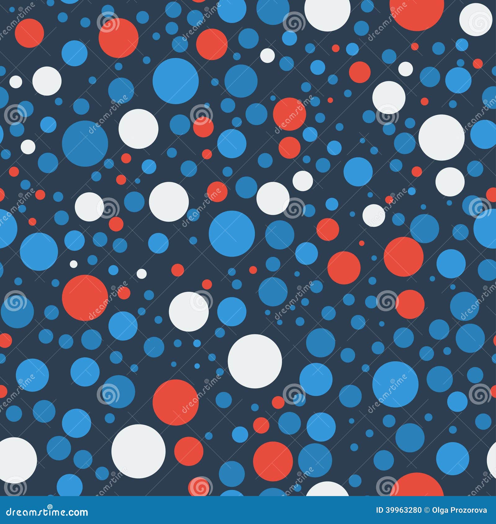 Seamless bubbles pattern stock vector. Illustration of circular - 39963280