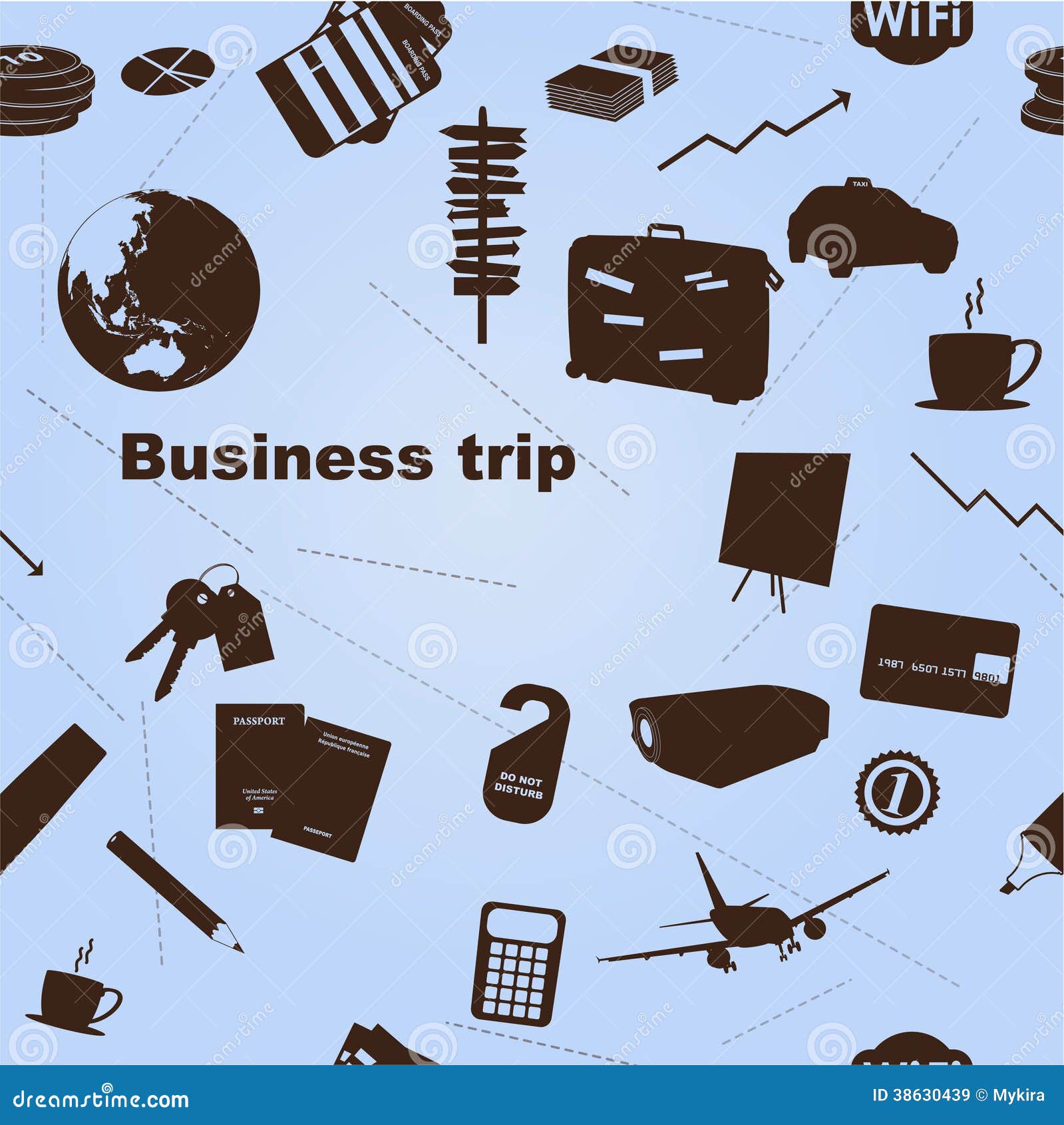 Set Of 10 Seamless Business Patterns Cartoon Vector | CartoonDealer.com ...