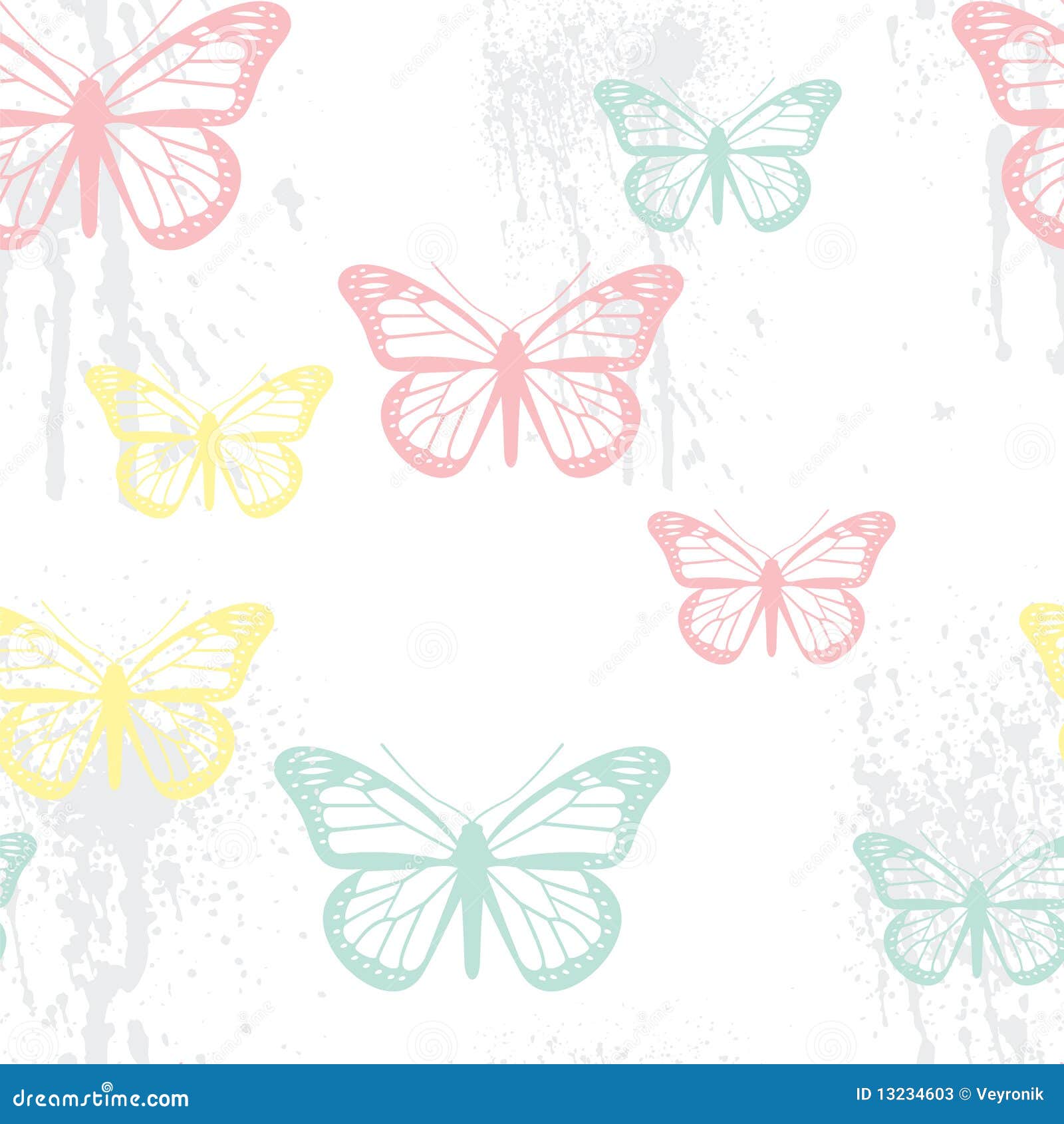 Seamless butterfly pattern stock illustration. Illustration of nature ...