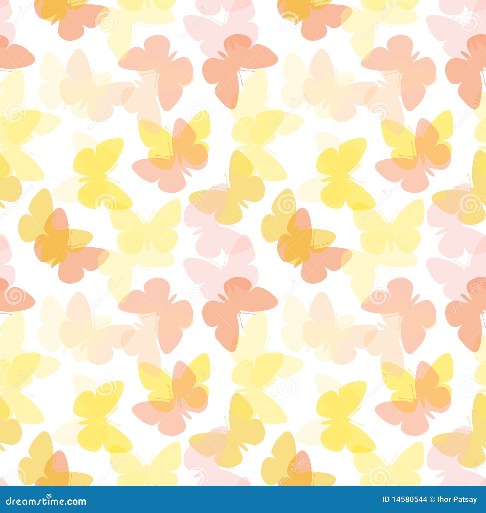 Seamless butterfly pattern stock vector. Illustration of decorative ...