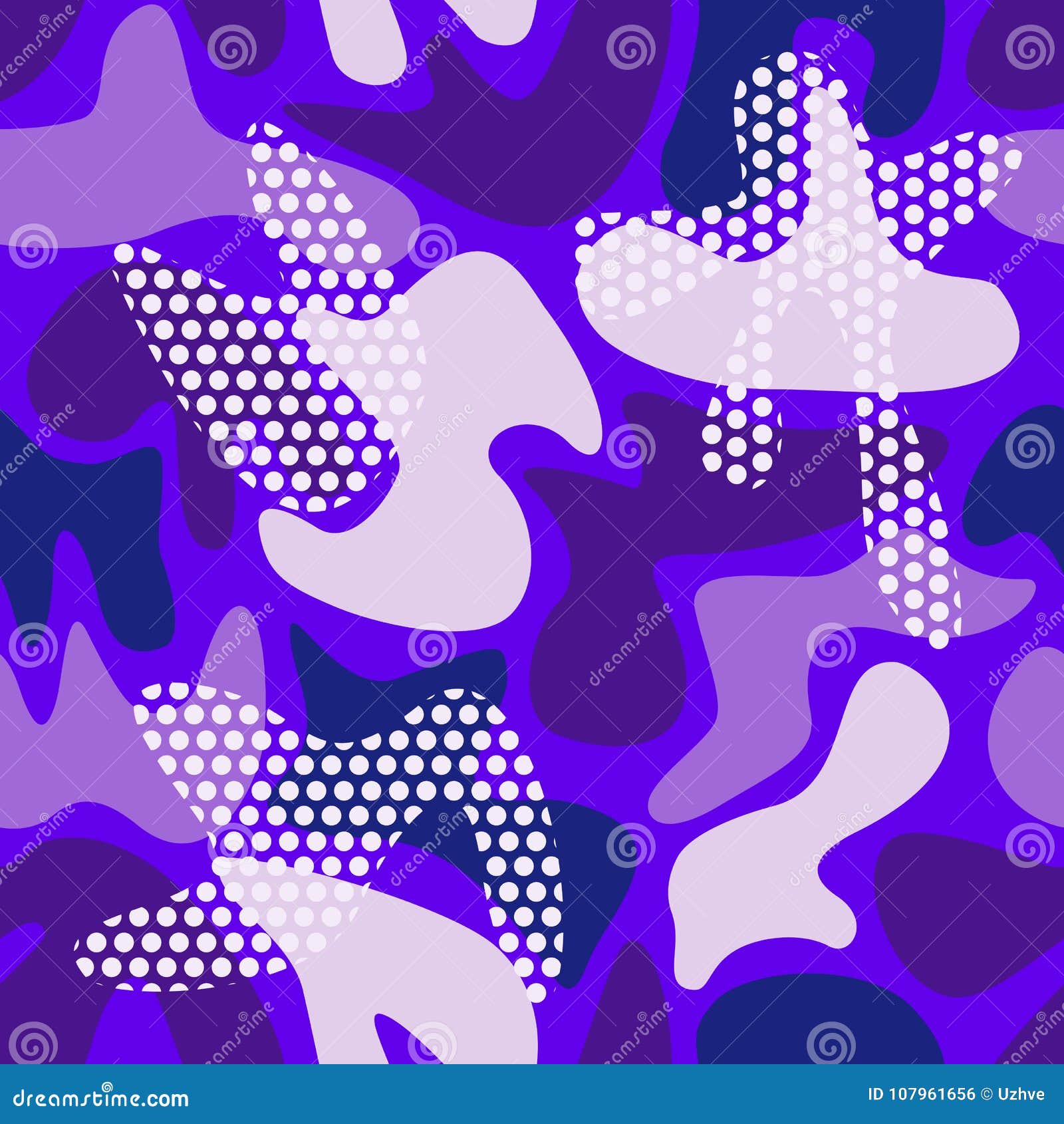 Seamless Camouflage Color Pattern Stock Vector - Illustration of ...