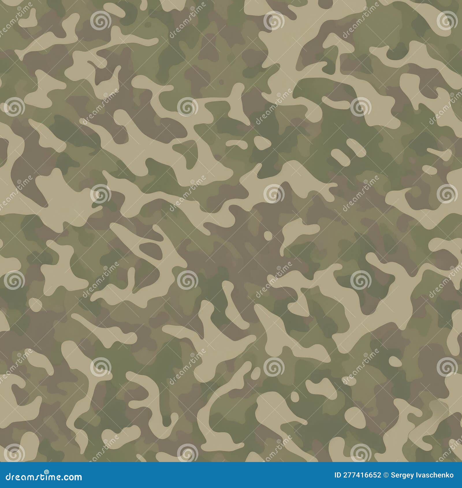 Seamless Camouflage Pattern. Seamless Pattern Stock Illustration ...