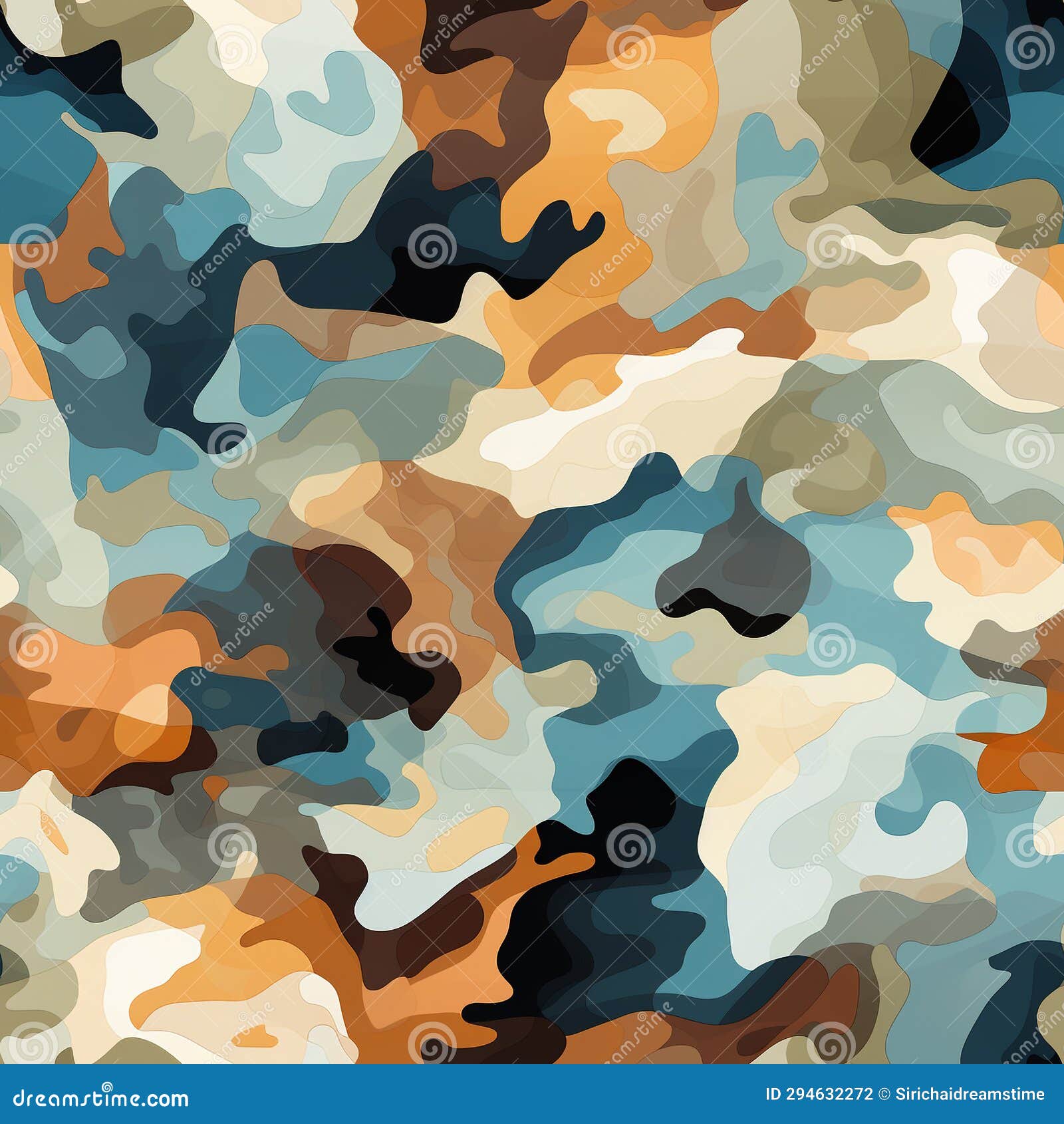 Seamless Pattern MultiCam: Developed for a Broader Range of Environments with a Mix of Colors ...